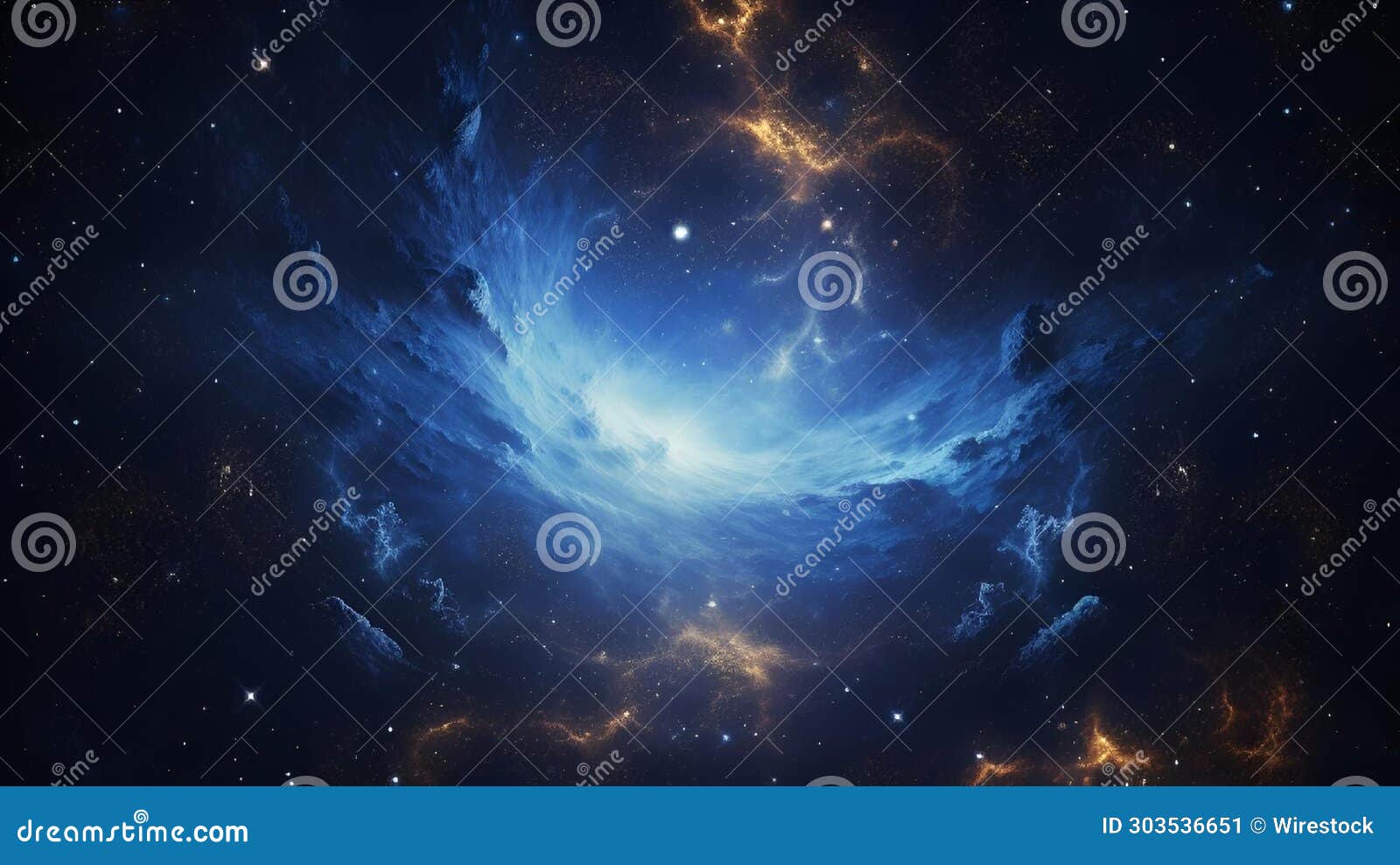 Planetary Nebula In Space. Cloud Of Ionized Gas, Collapse Of Star ...