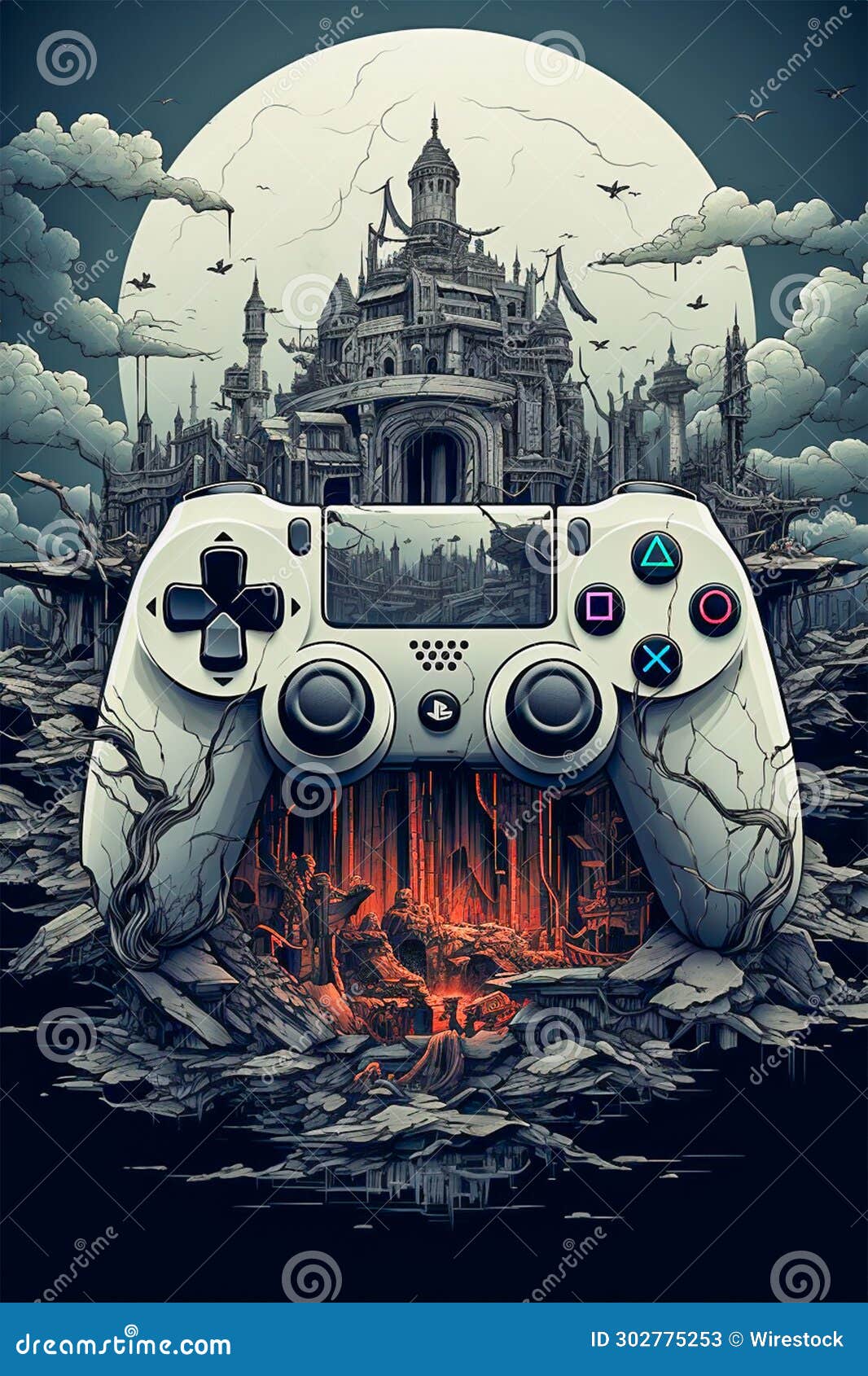 The Story of that Terrifying Giant Joystick on the Hill Stock ...