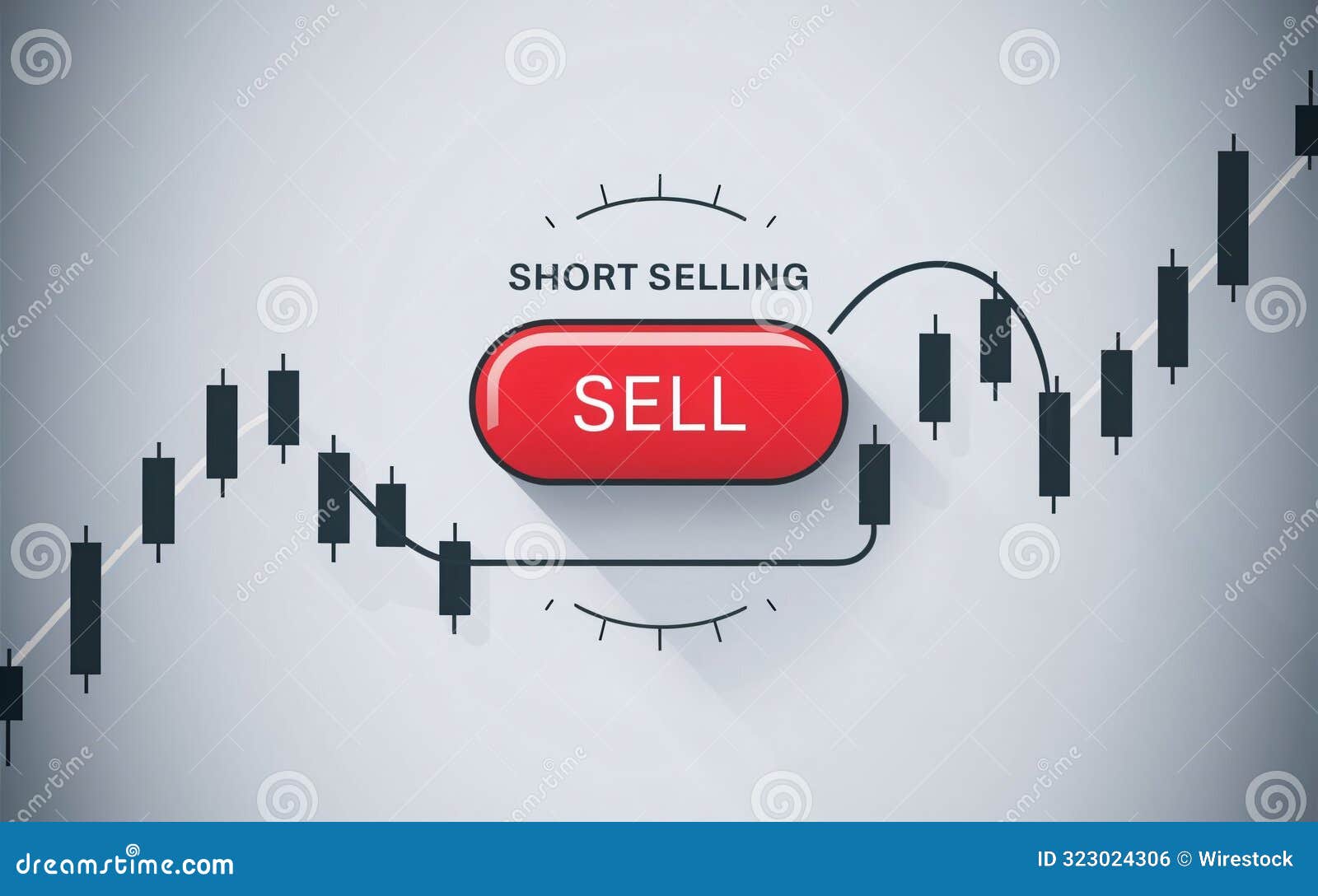 AI-generated Illustration of the Text Short Selling Stock Illustration ...