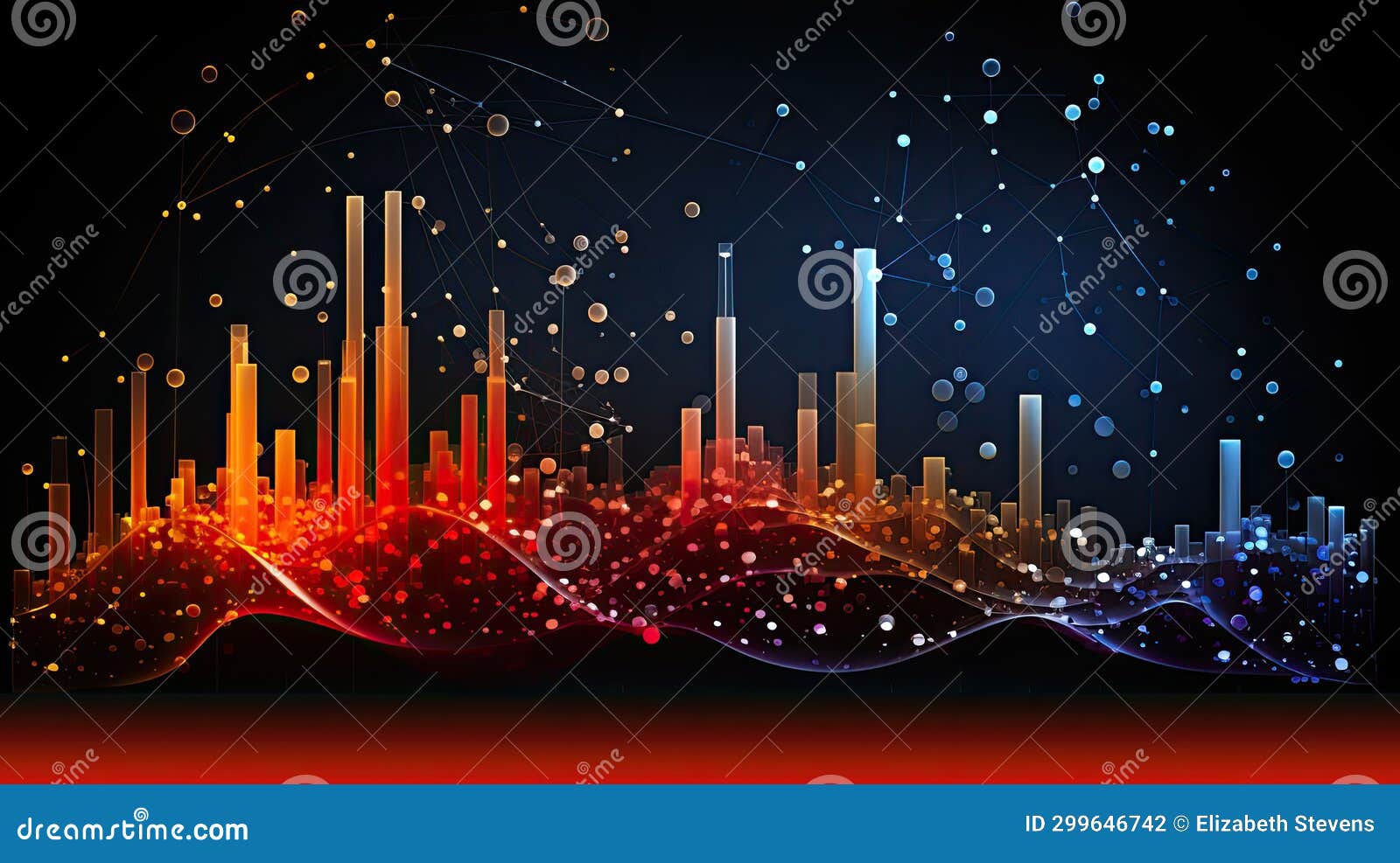 A Visual Representation of Big Beautiful Data Stock Photo - Image of ...