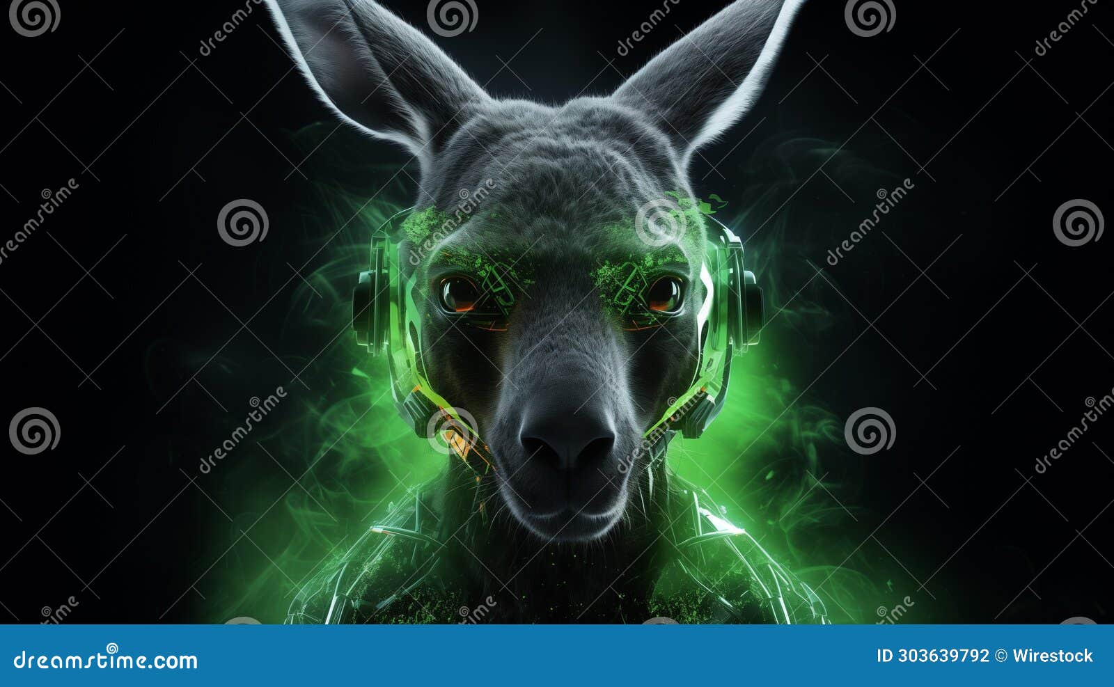 Kangaroo Cyborg Animal Detailed Infographic, Full Details Anatomy ...