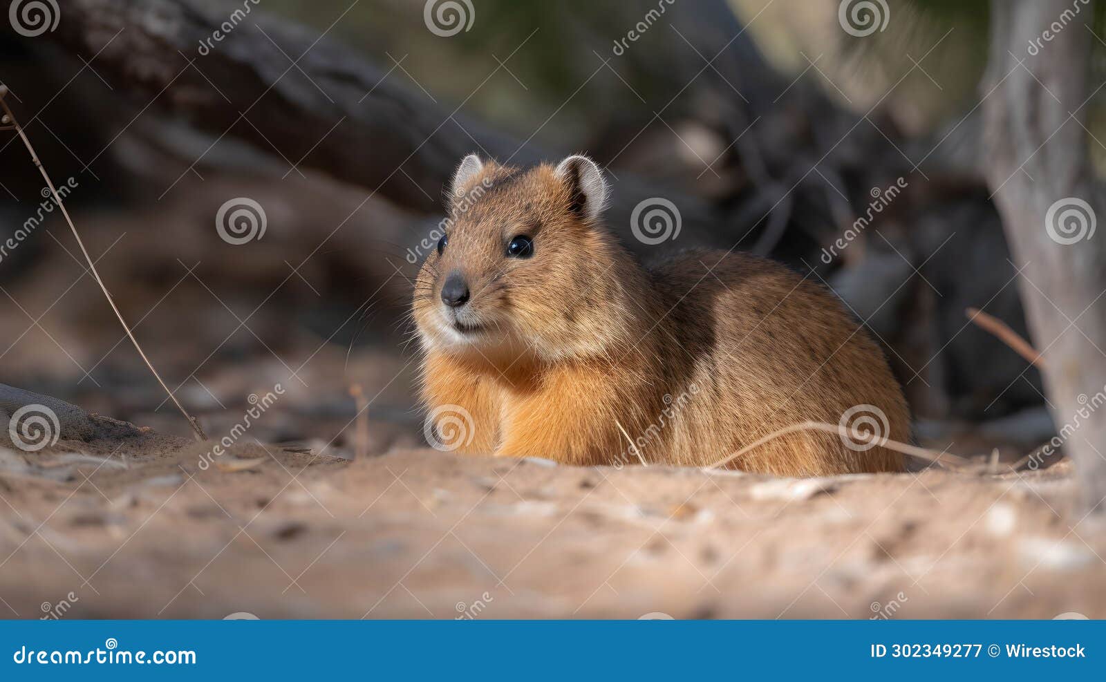 Rock Hyrax Procavia Capensis Skeleton In Profile View Cartoon Vector ...