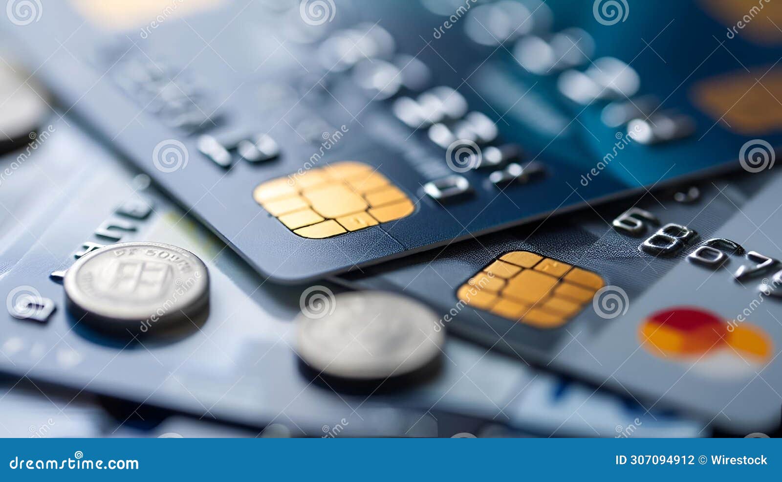 A Stack Of Credit Cards Resembling A House Of Cards Precariously ...