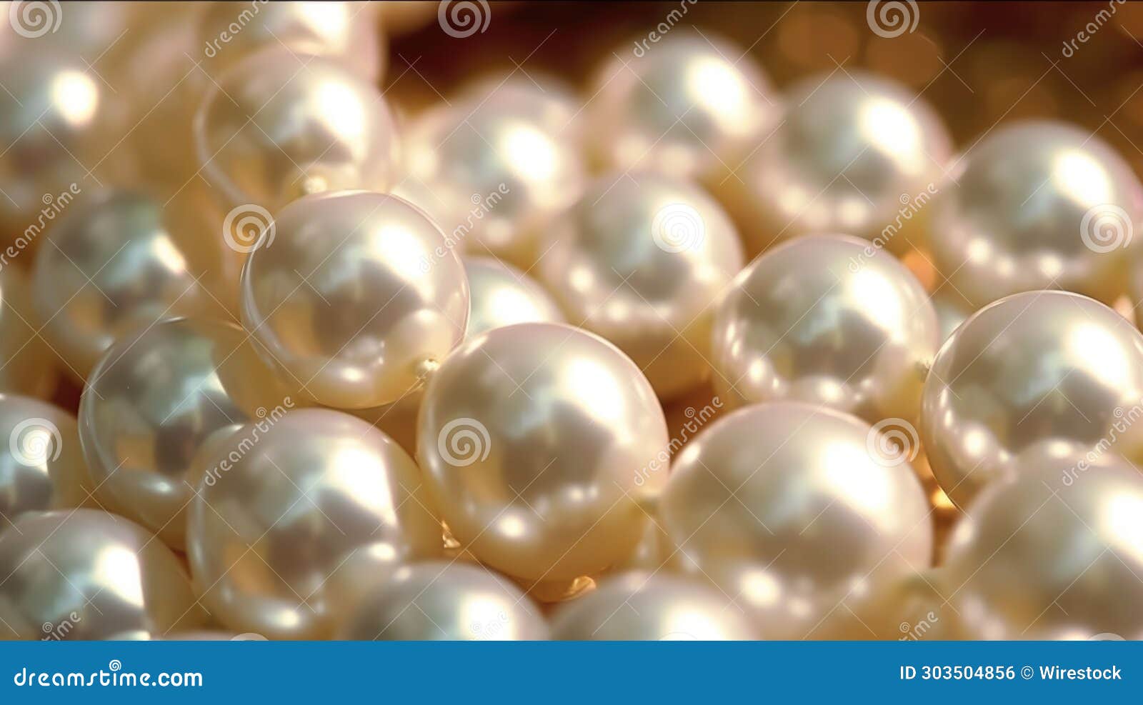 AI Generated Illustration of a Stack of Pearls Stock Illustration ...