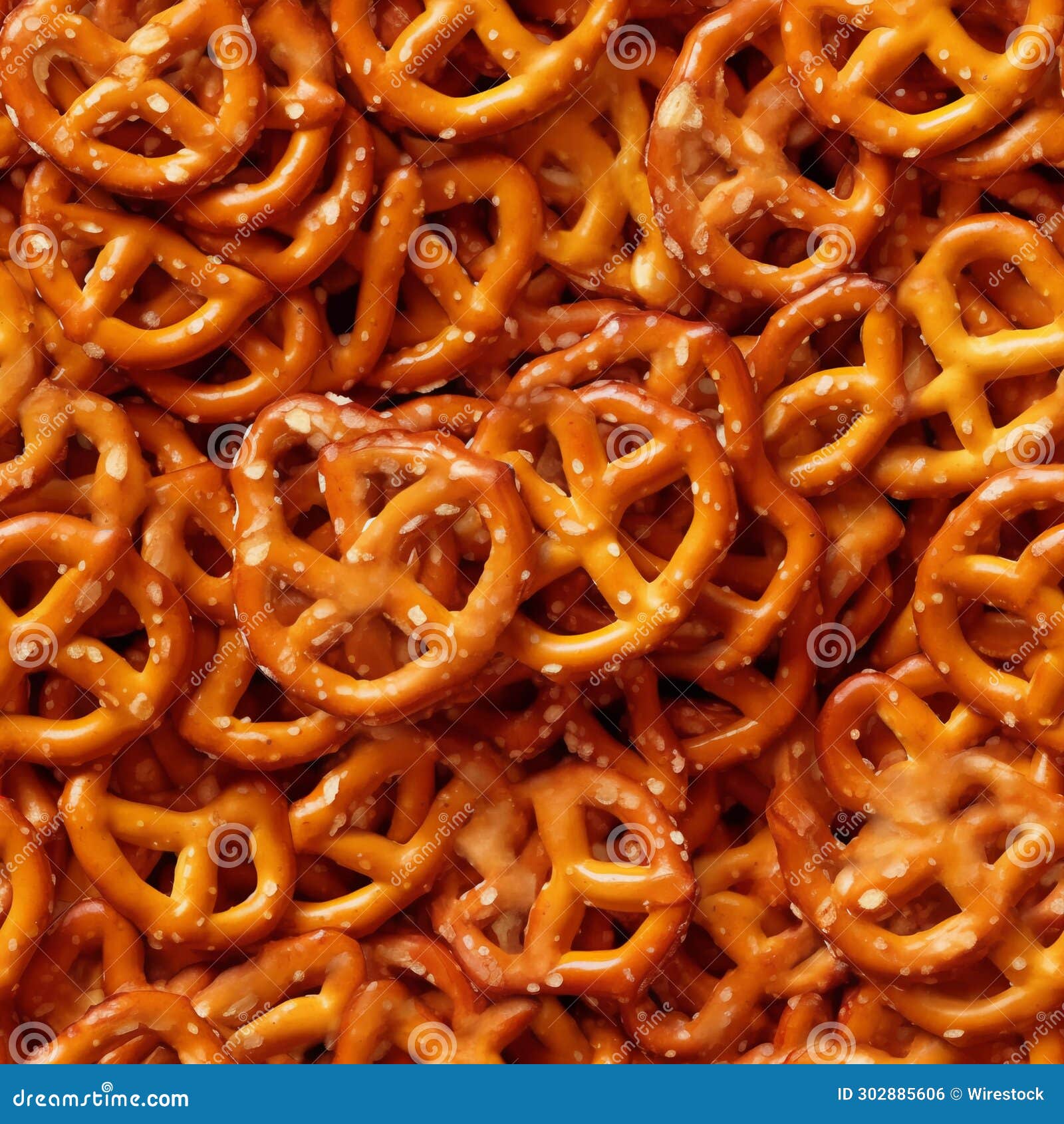 AI Generated Illustration of a Stack of Pretzels Stock Photo - Image of ...
