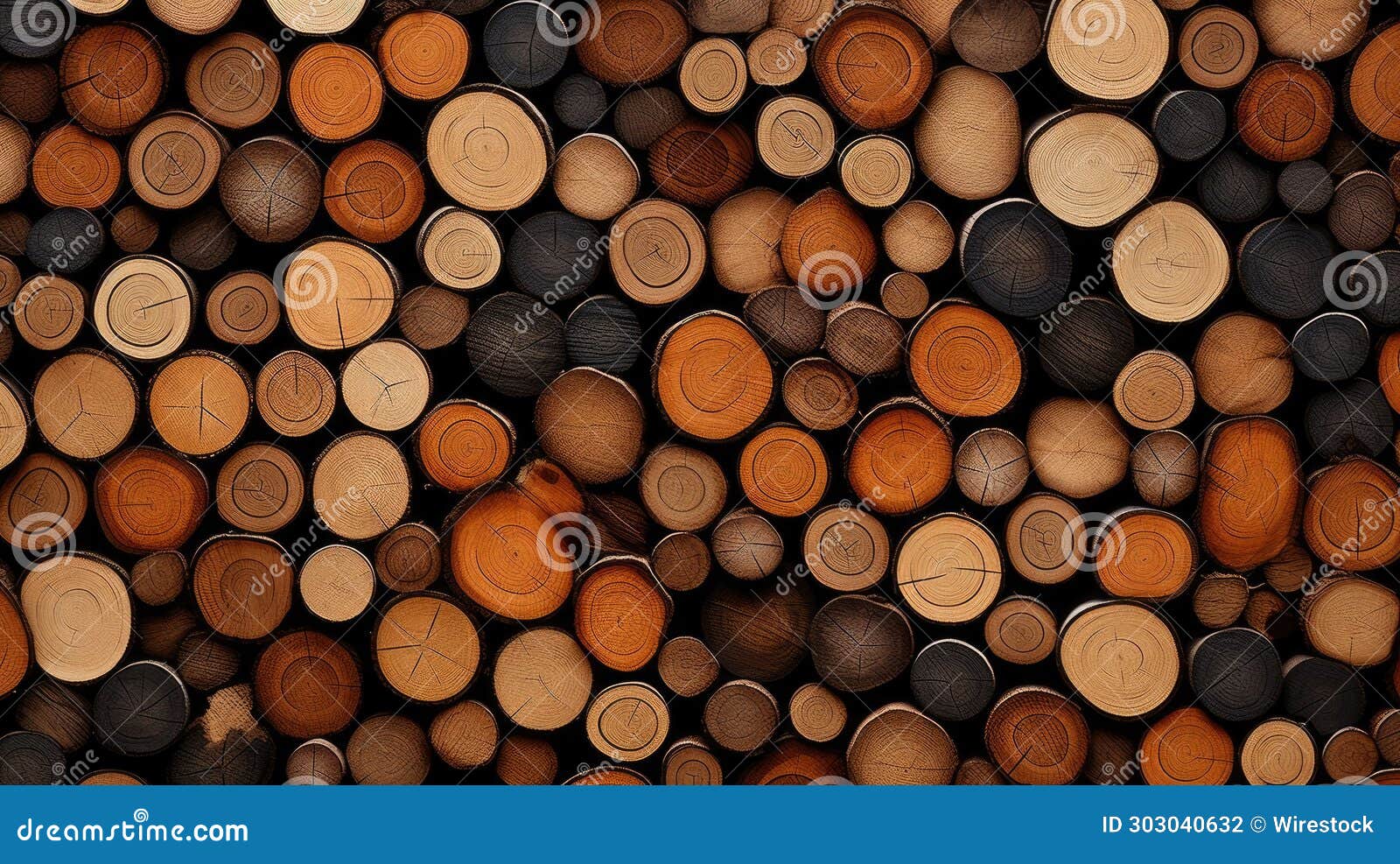 Stack Of Timber On Blue Sky Background Royalty-Free Stock Photo ...