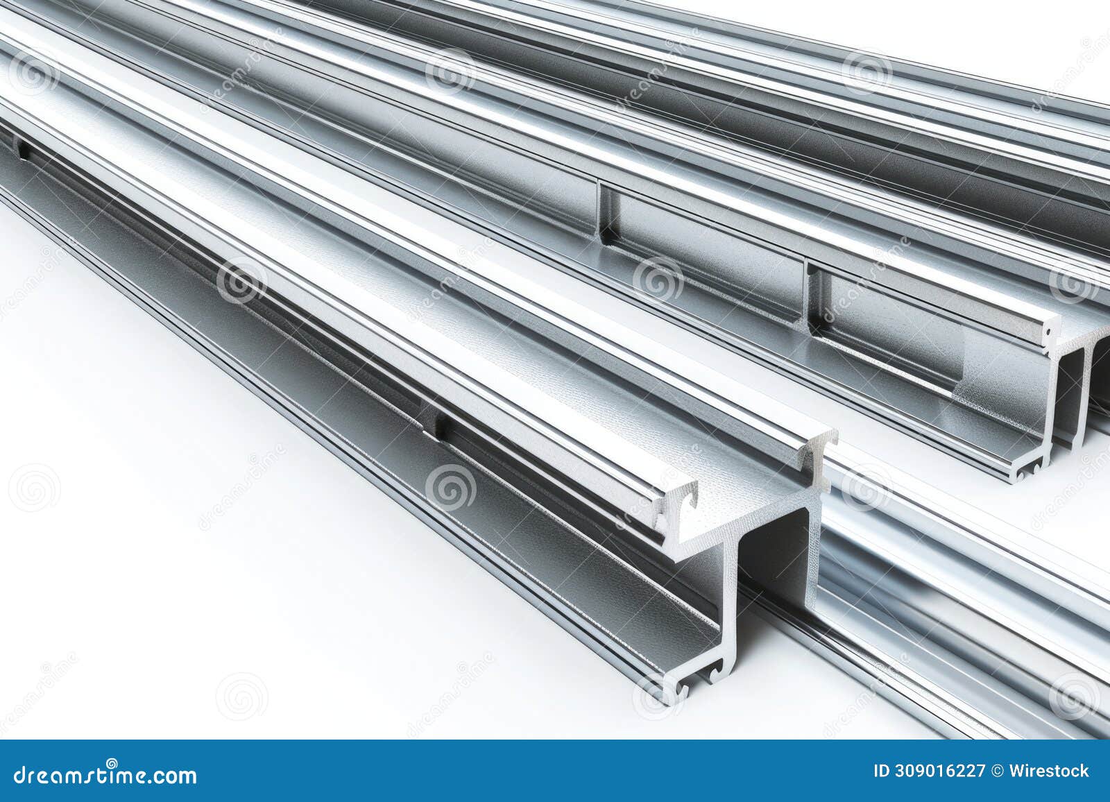 AI-generated Illustration of Structural Channels Isolated on a White ...