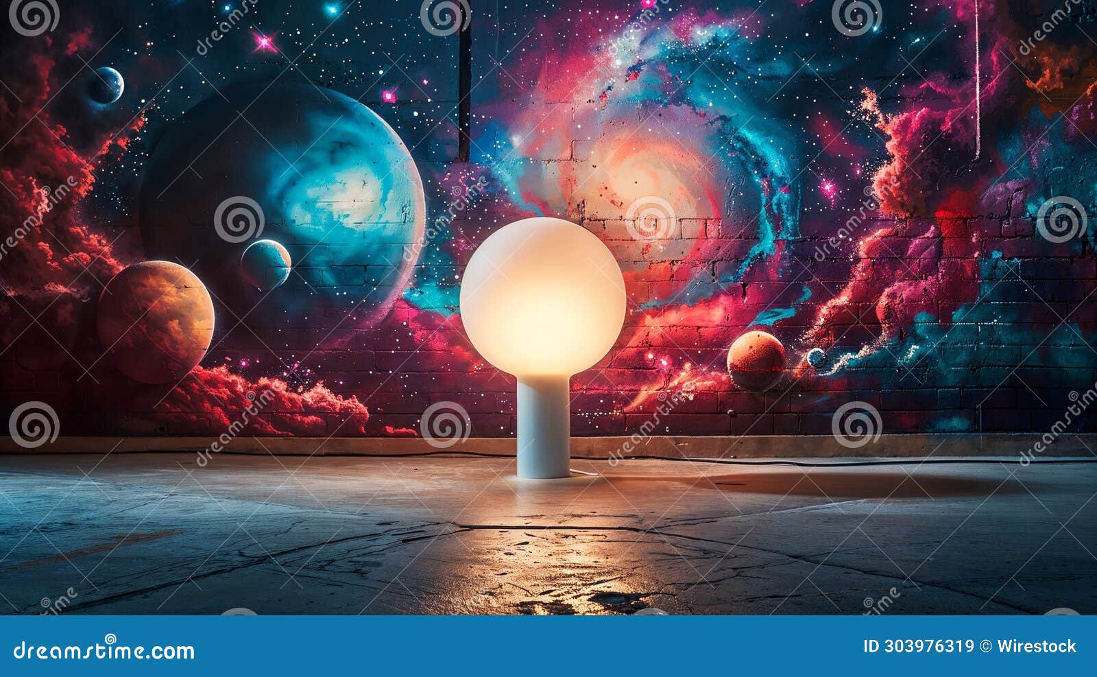 AI Generated Illustration of a Stunning Celestial Backdrop Sets the ...