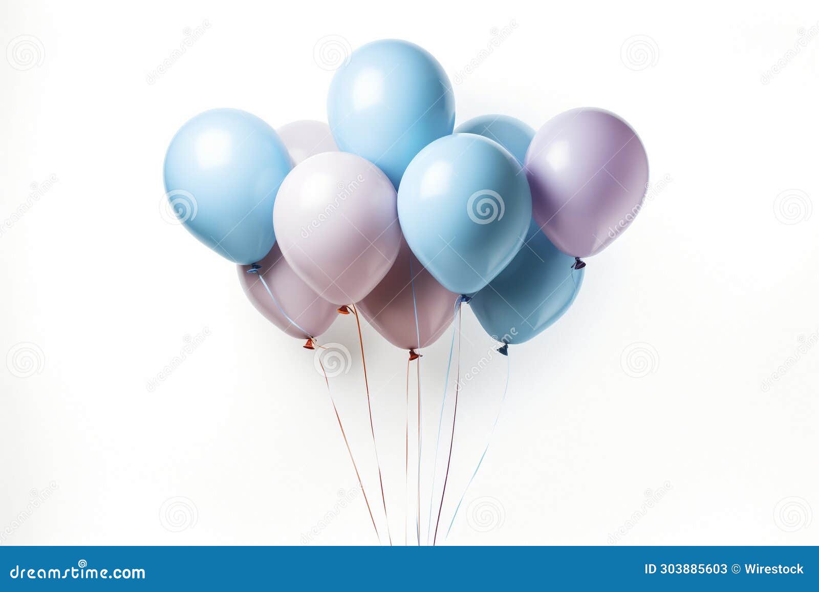 Three Balloons Held in Different Directions with Strings Attached To ...