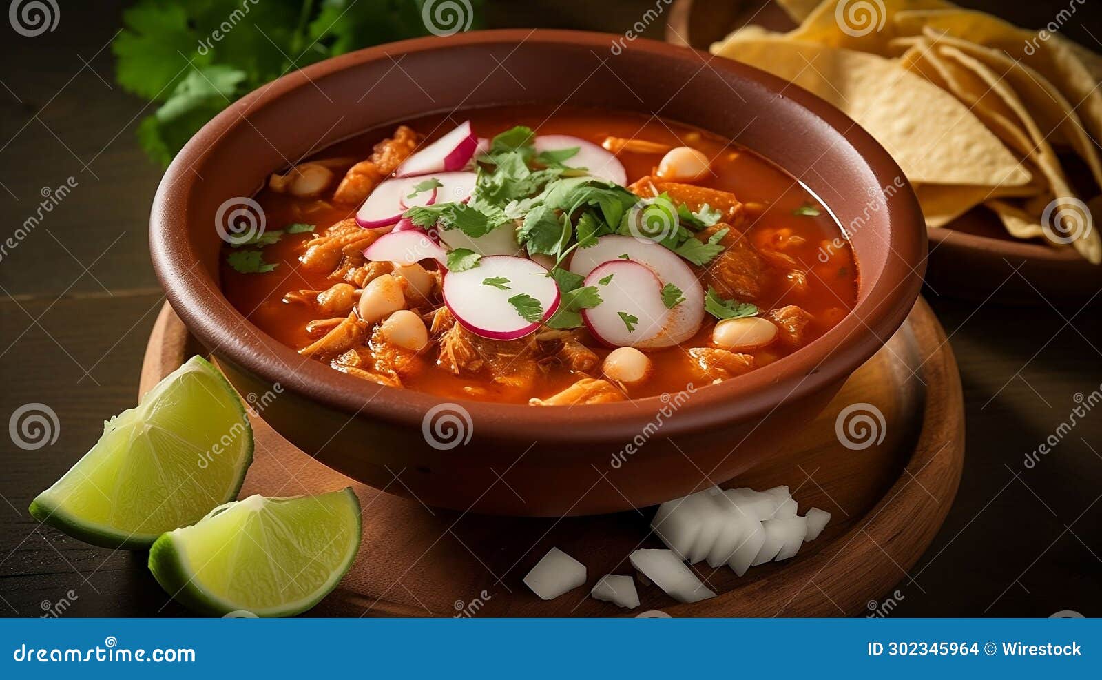 AI Generated Illustration of Traditional Menudo Dish from Mexico Stock ...