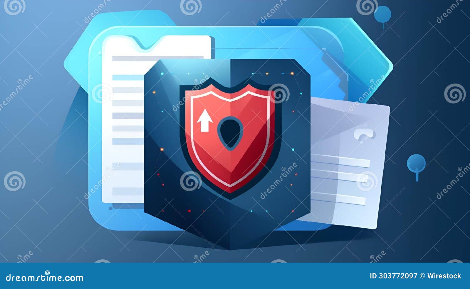 AI Generated Illustration of Verification Email Security Stock ...