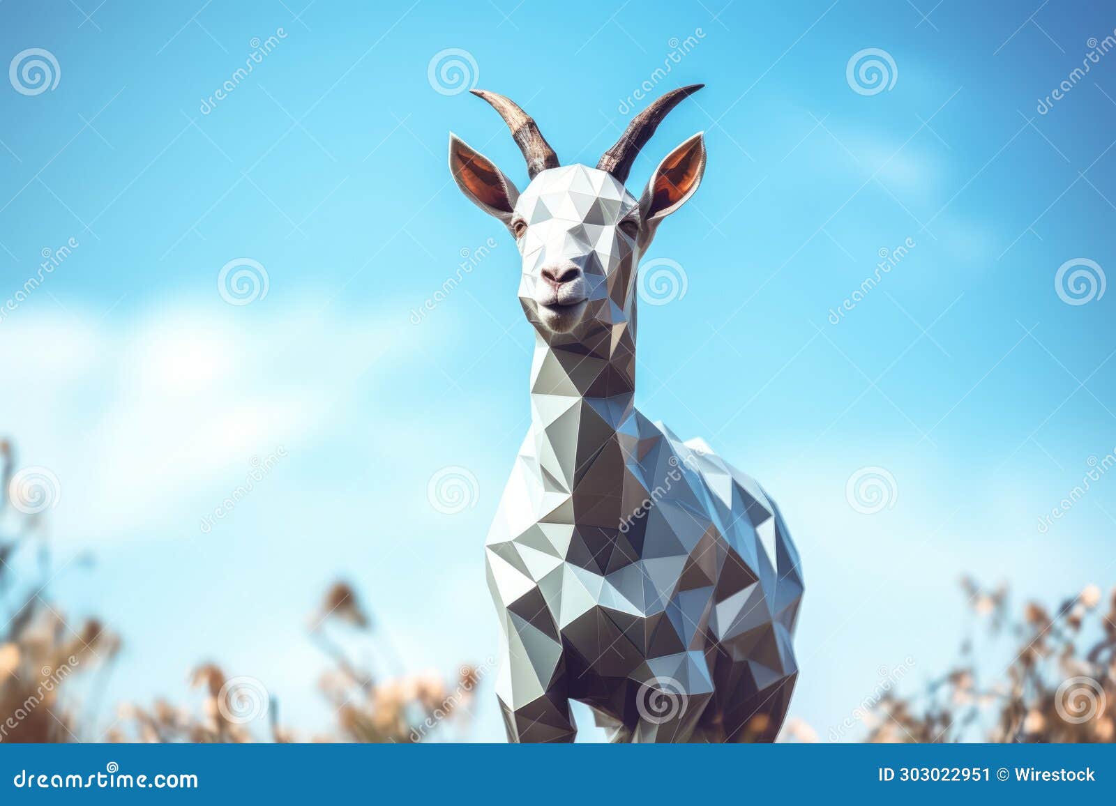 Goat Statue. Wat Arun, Thailand Royalty-Free Stock Photography ...