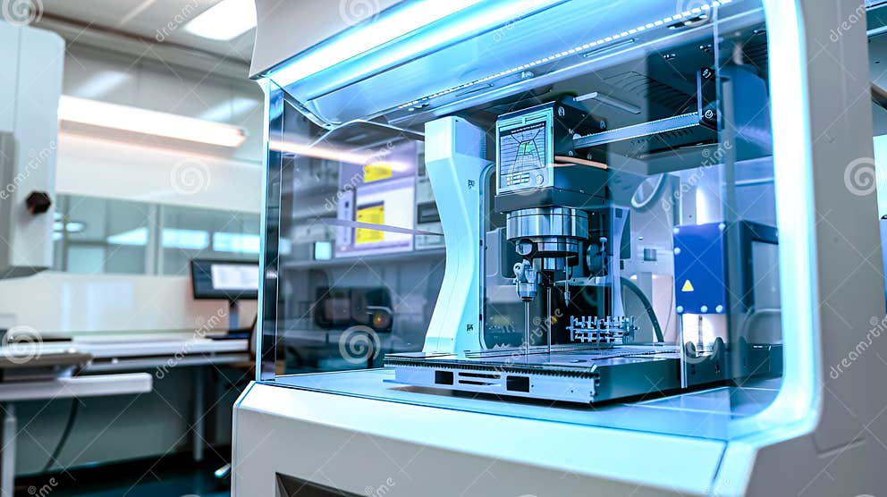 AI Generated Illustration of a Well-equipped Science Lab with Various ...