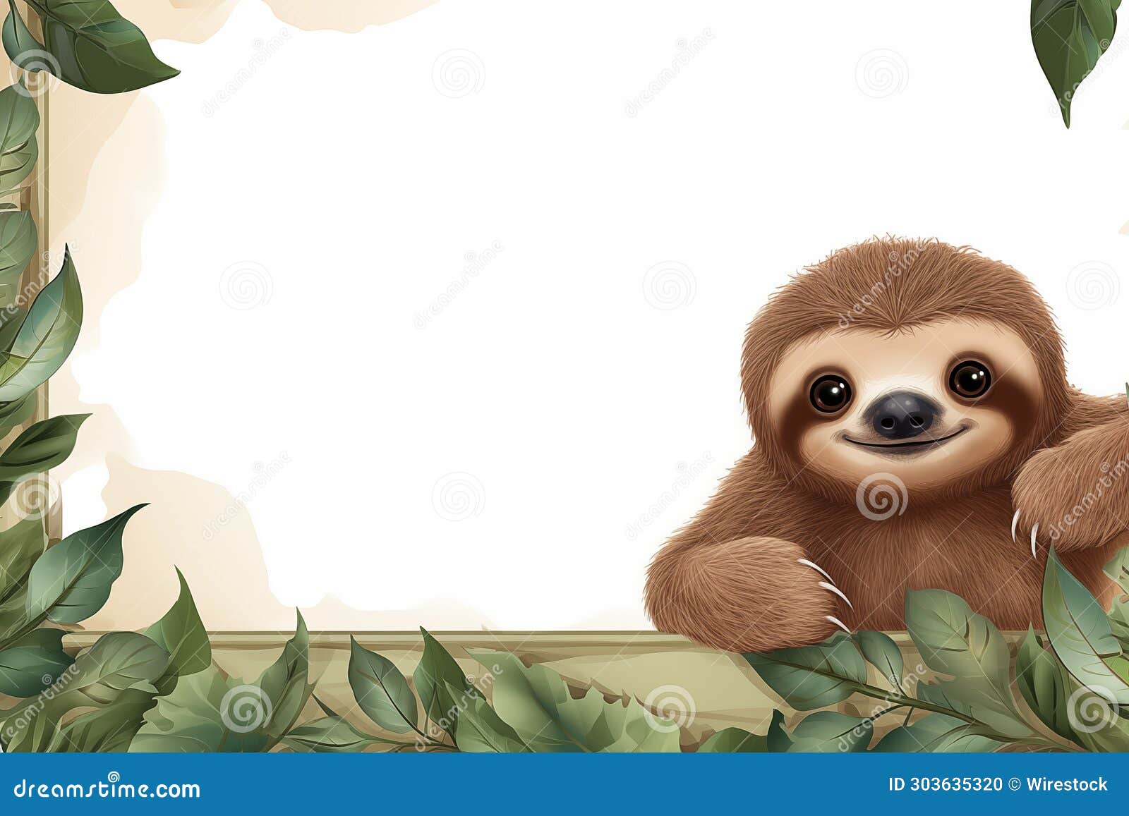 AI Generated Illustration of a White Background Featuring a Green ...