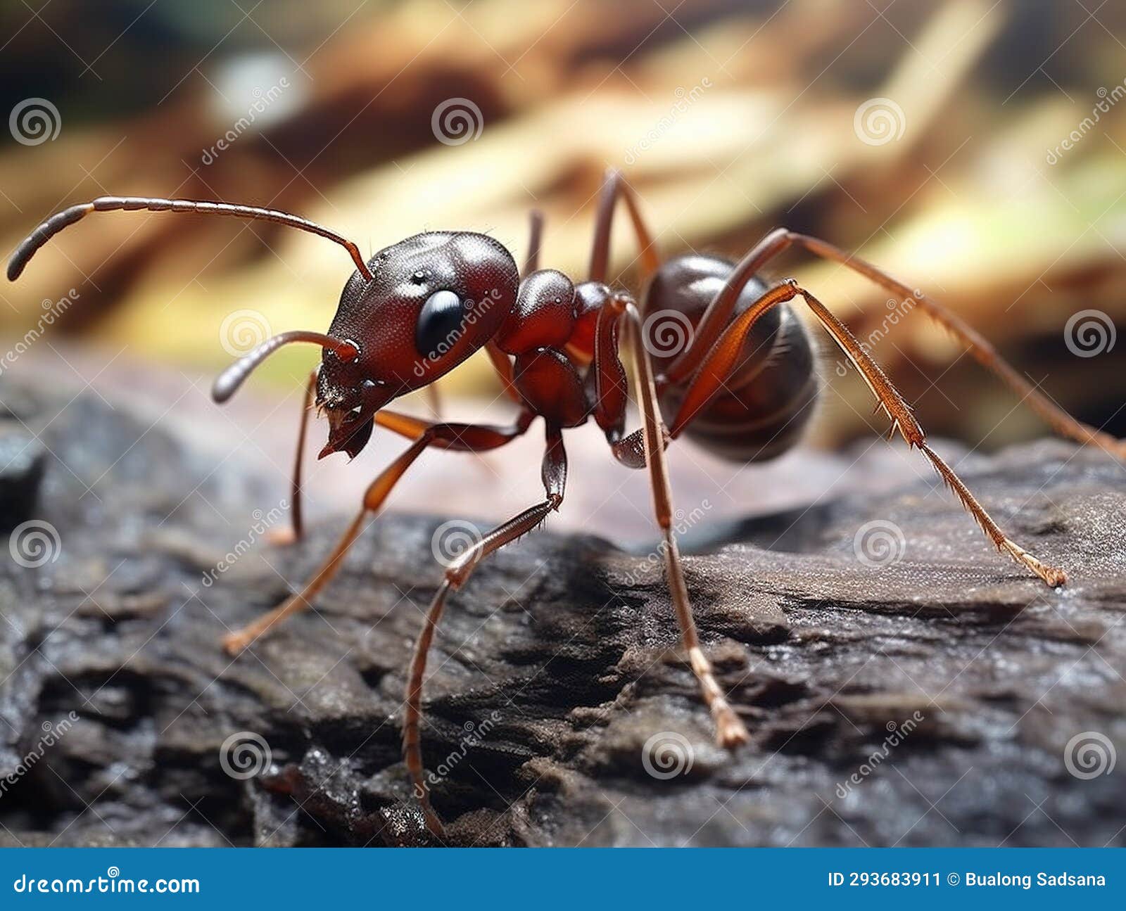 Ai Generated Illustration Wildlife Concept of Ant Stock Illustration ...