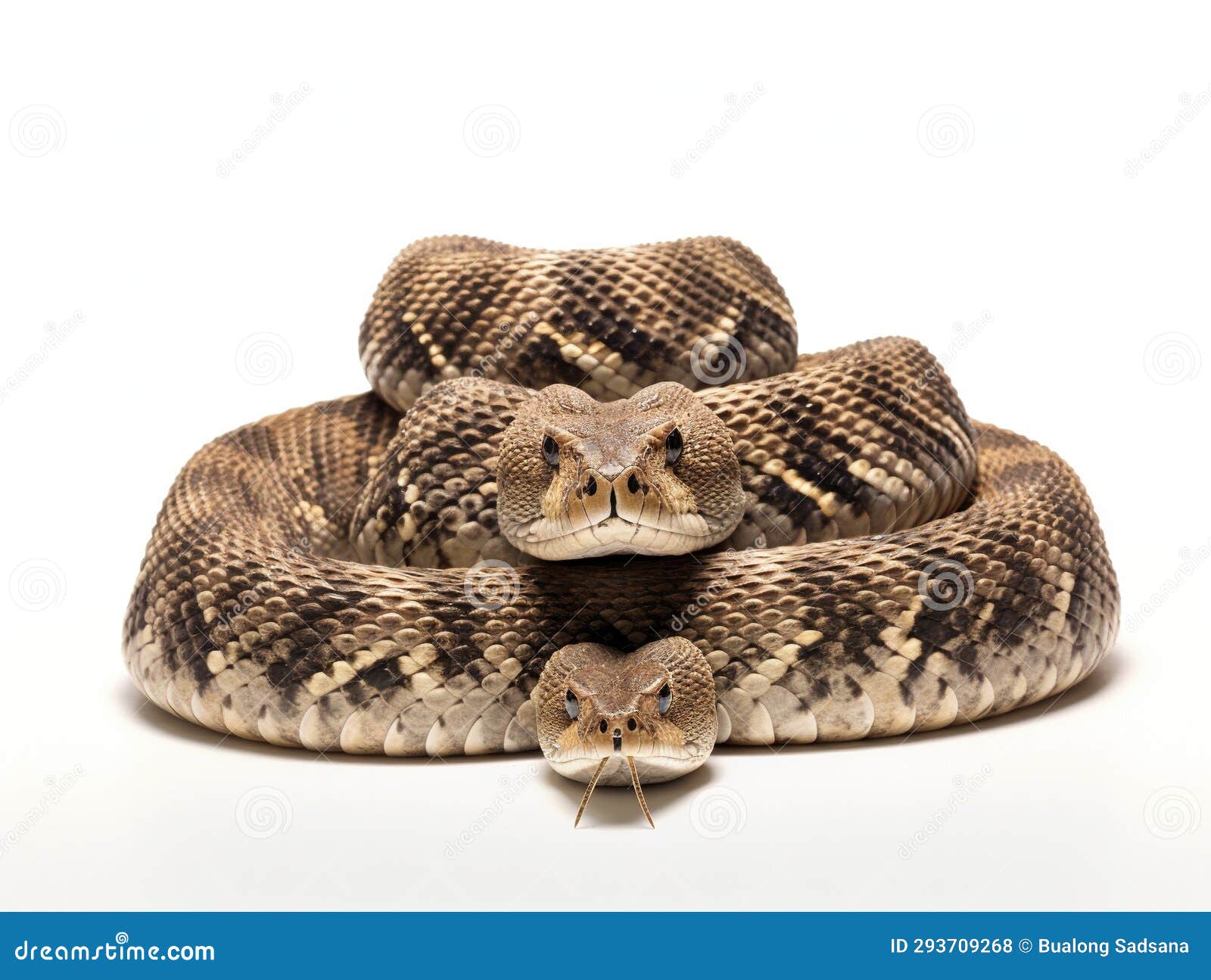 Ai Generated Illustration Wildlife Concept of Eastern Diamondback ...