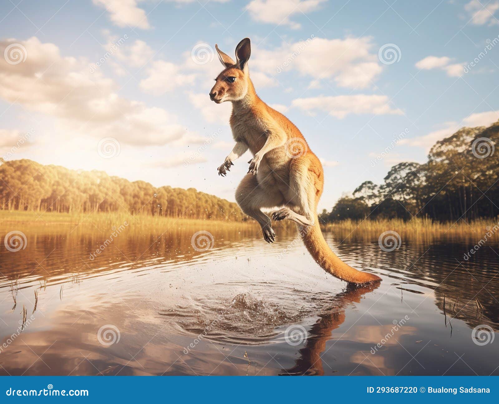 Jumping Kangaroo Logo, Australian Animal Simple Line Art Symbol, Fast ...