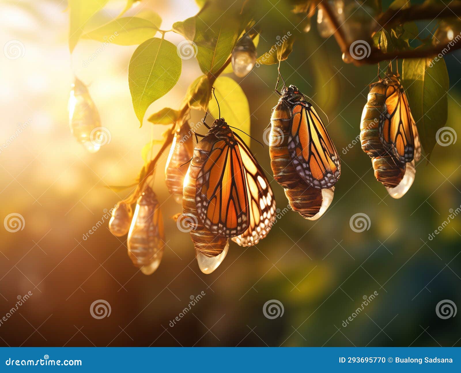 Ai Generated Illustration Wildlife Concept of New Cocoon Stock ...