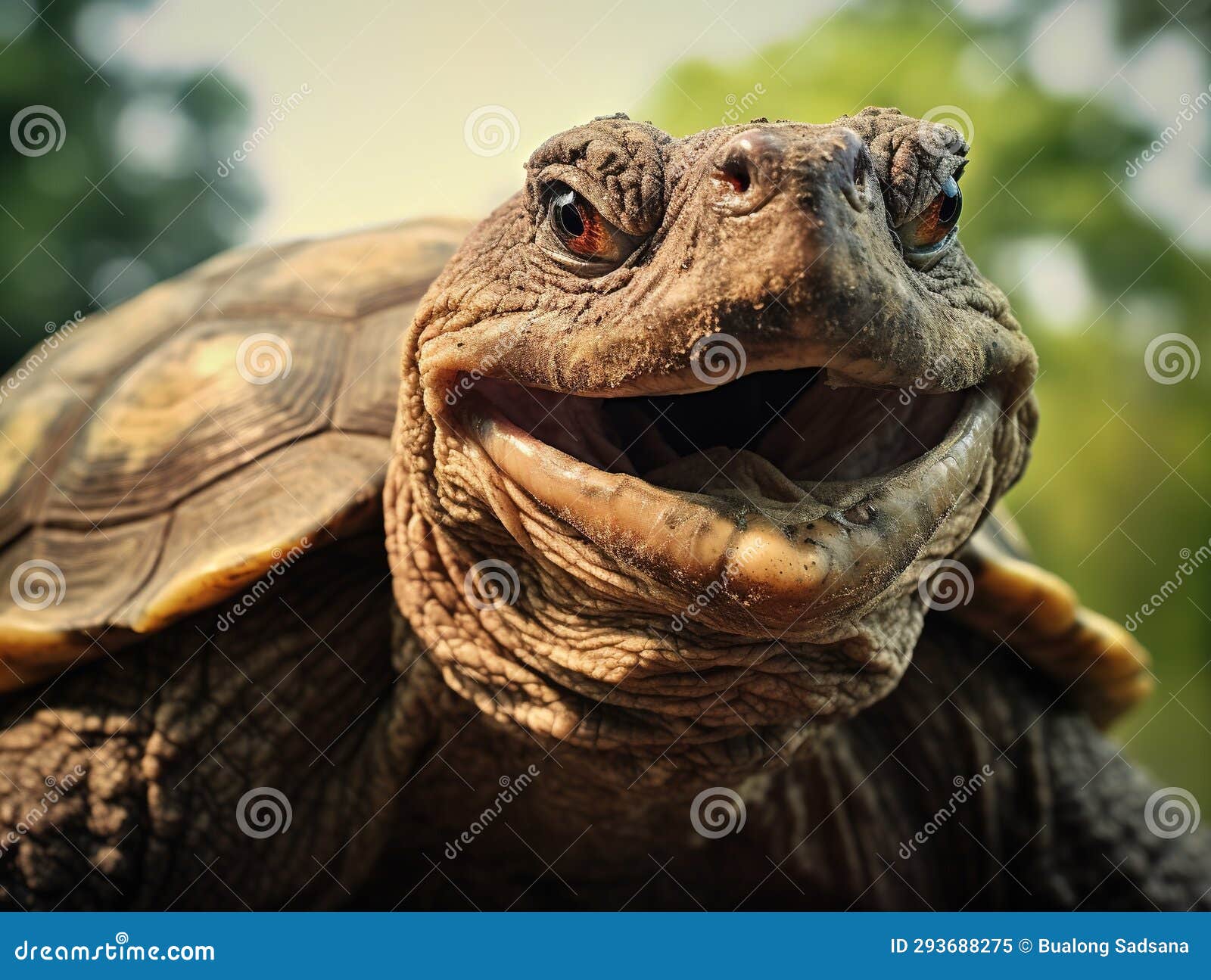 Ai Generated Illustration Wildlife Concept of Snapping Turtle Head ...