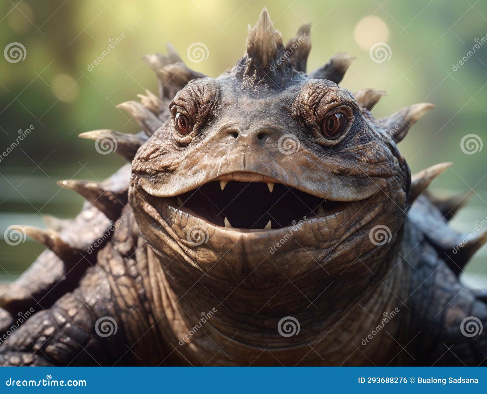 Ai Generated Illustration Wildlife Concept of Snapping Turtle Head ...