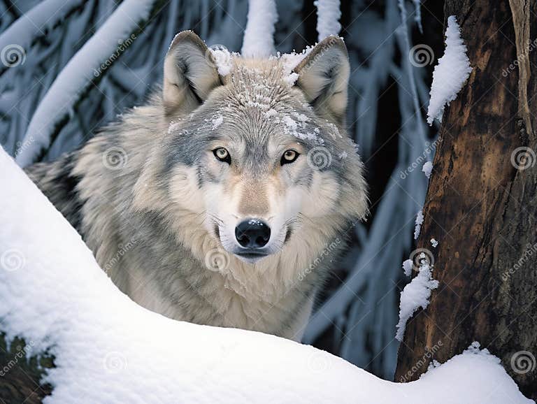 Ai Generated Illustration Wildlife Concept of Super Image in Vertical ...