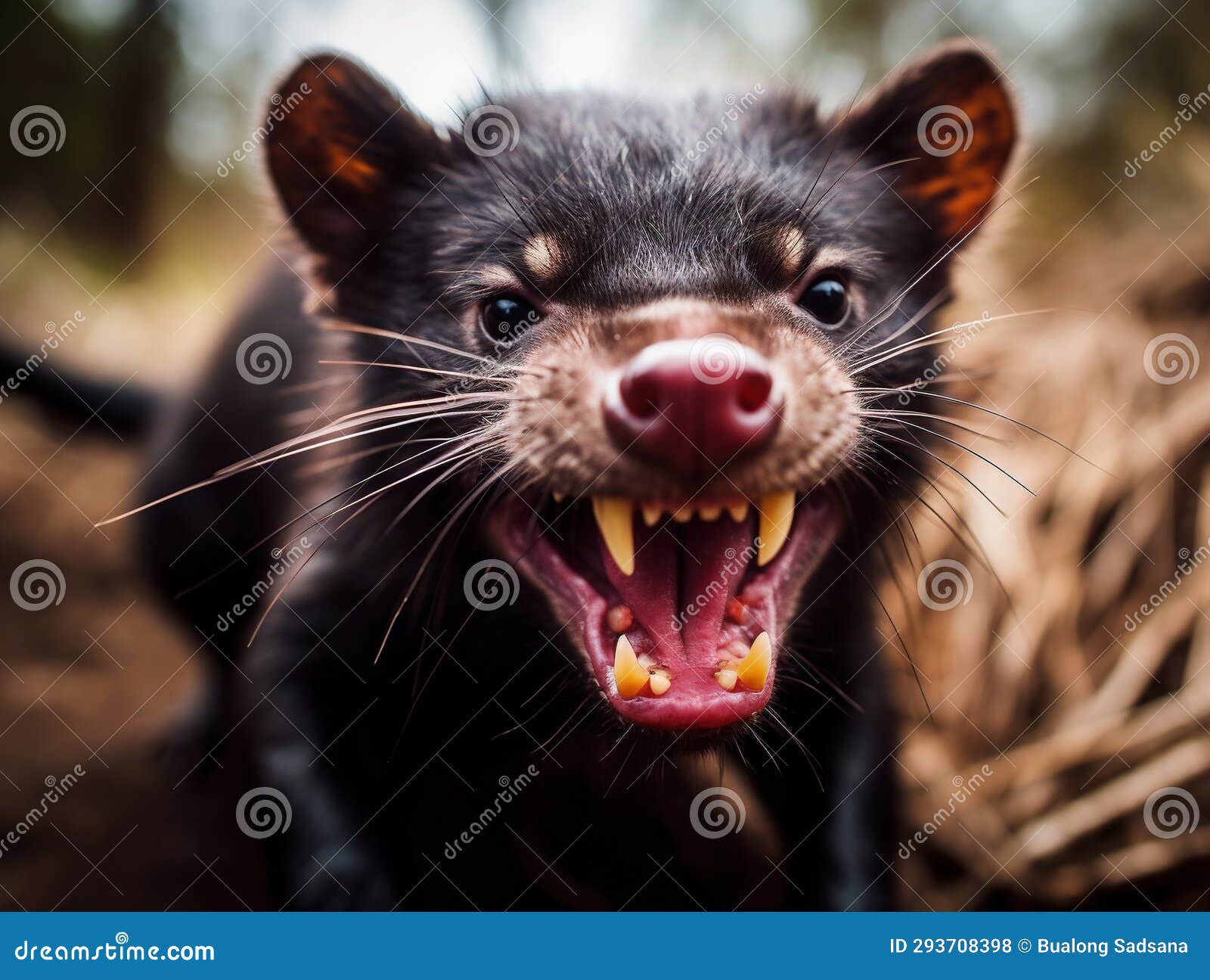 Ai Generated Illustration Wildlife Concept of Tasmanian Devil Stock Illustration - Illustration ...