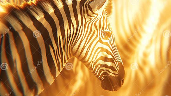 AI-generated Illustration of a Zebra with Dramatic Lighting ...