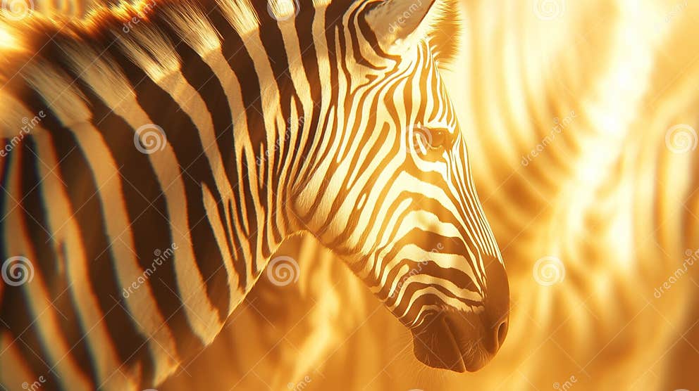 AI-generated Illustration of a Zebra with Dramatic Lighting ...