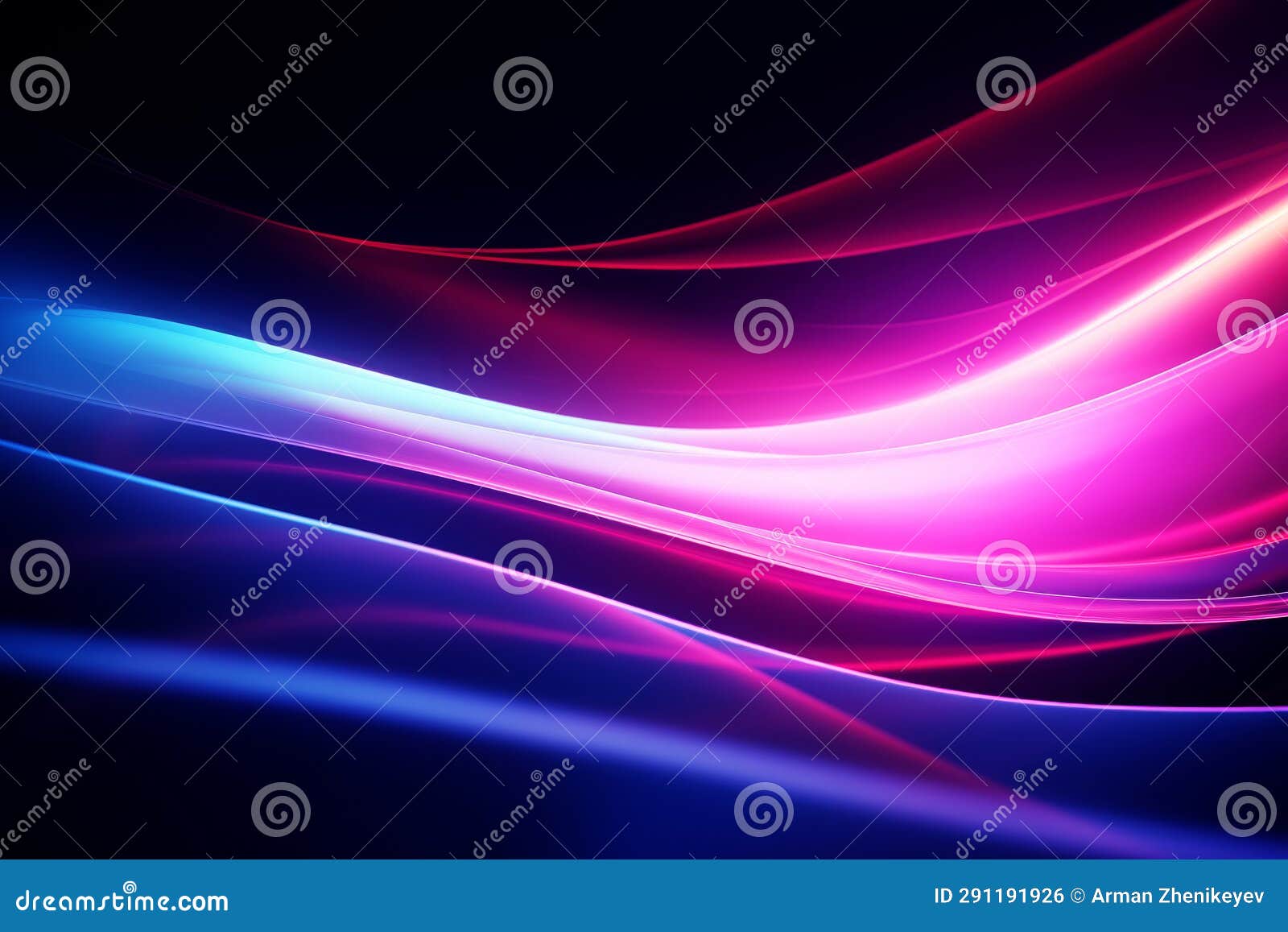 AI Generated Image. Abstract Futuristic Background with Magenta and ...