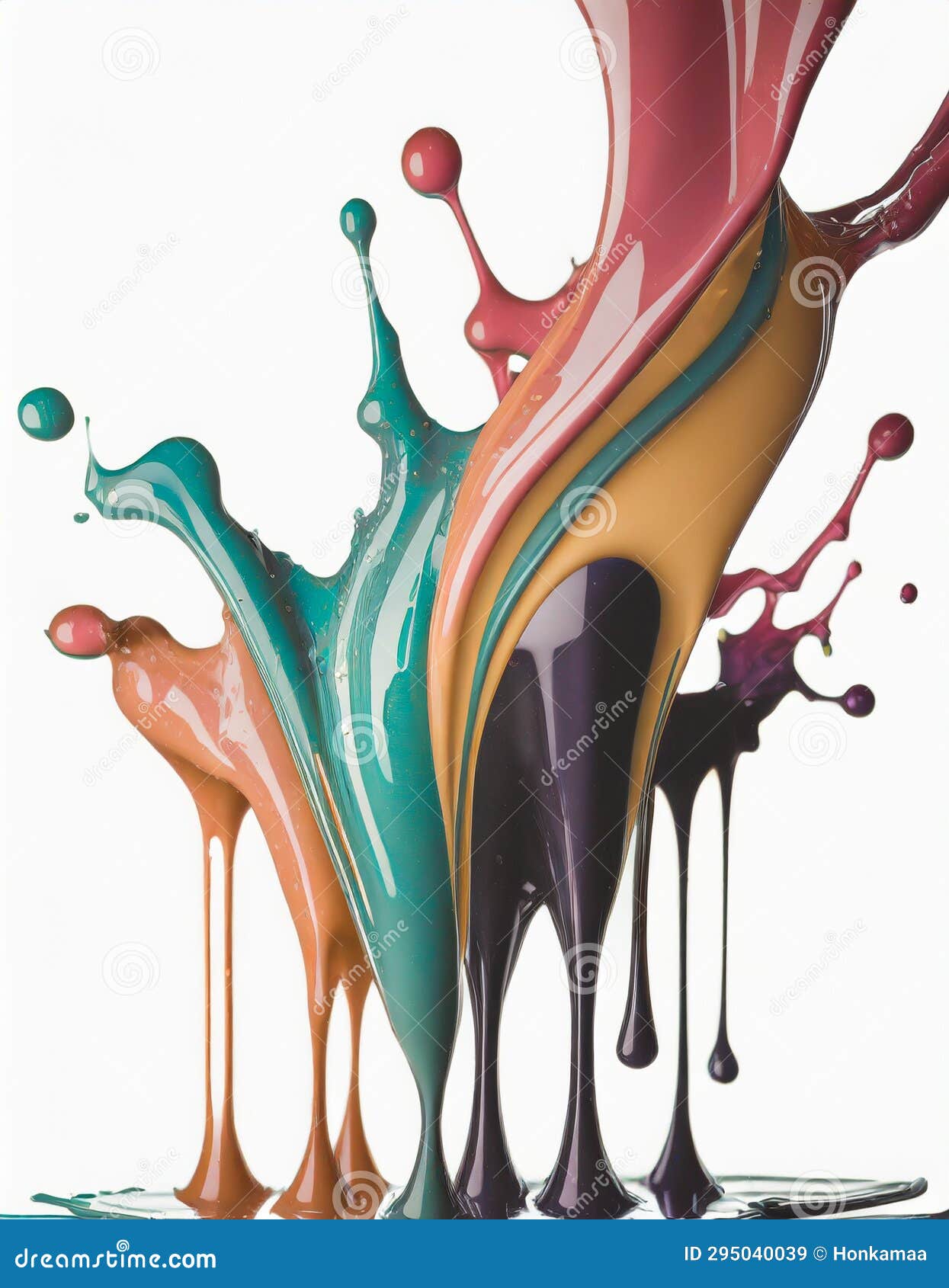Color Splash, Muted Colors. Stock Illustration - Illustration of pink ...