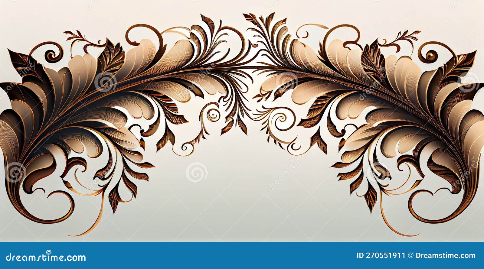 Floral Fantasy Border Background, Made with Generative AI Stock ...