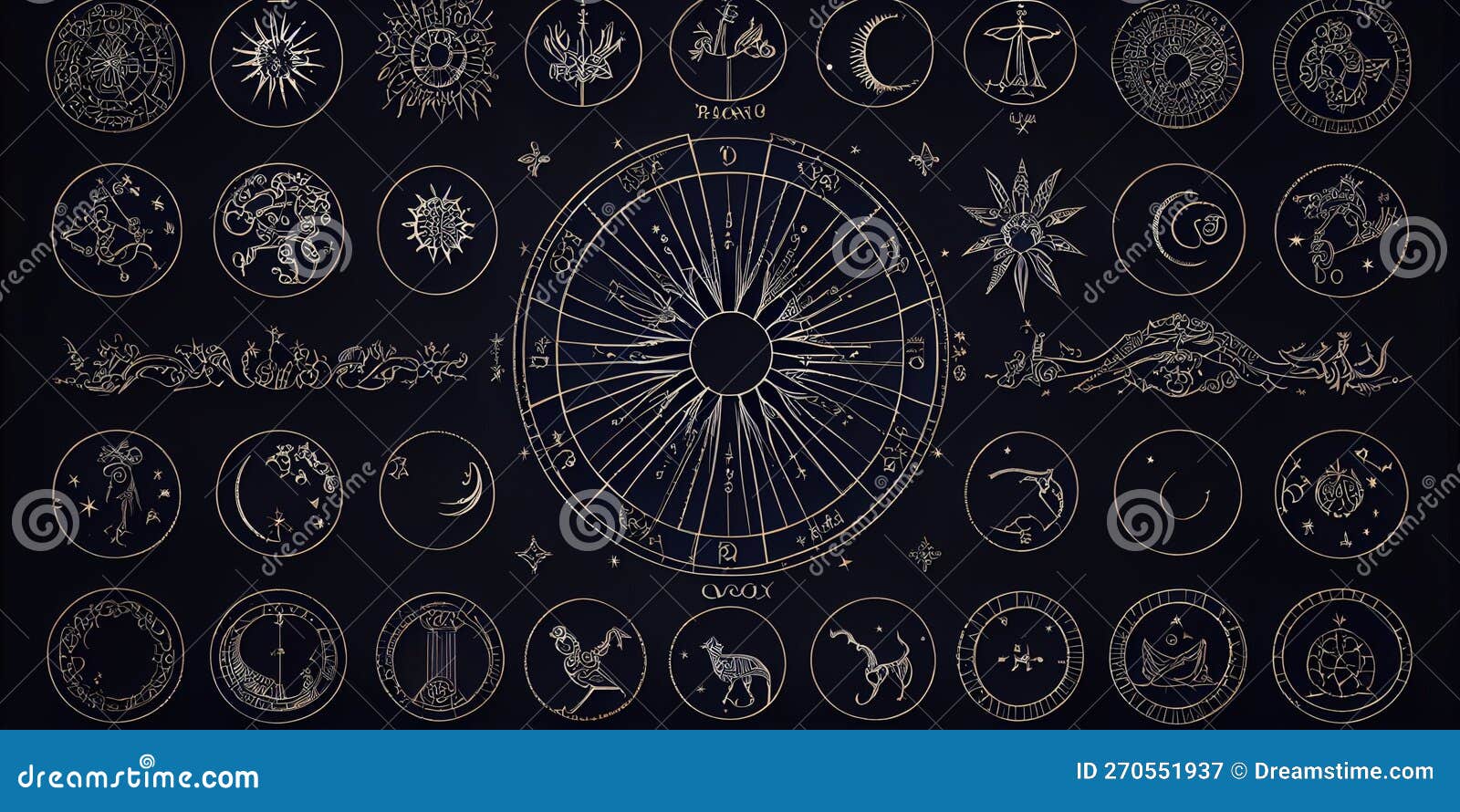 Floral Fantasy Border Background, Made with Generative AI Stock ...