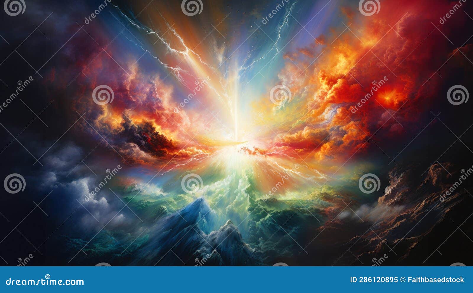 "in the Beginning God Created the Heavens and the Earth" Genesis 1:1 ...