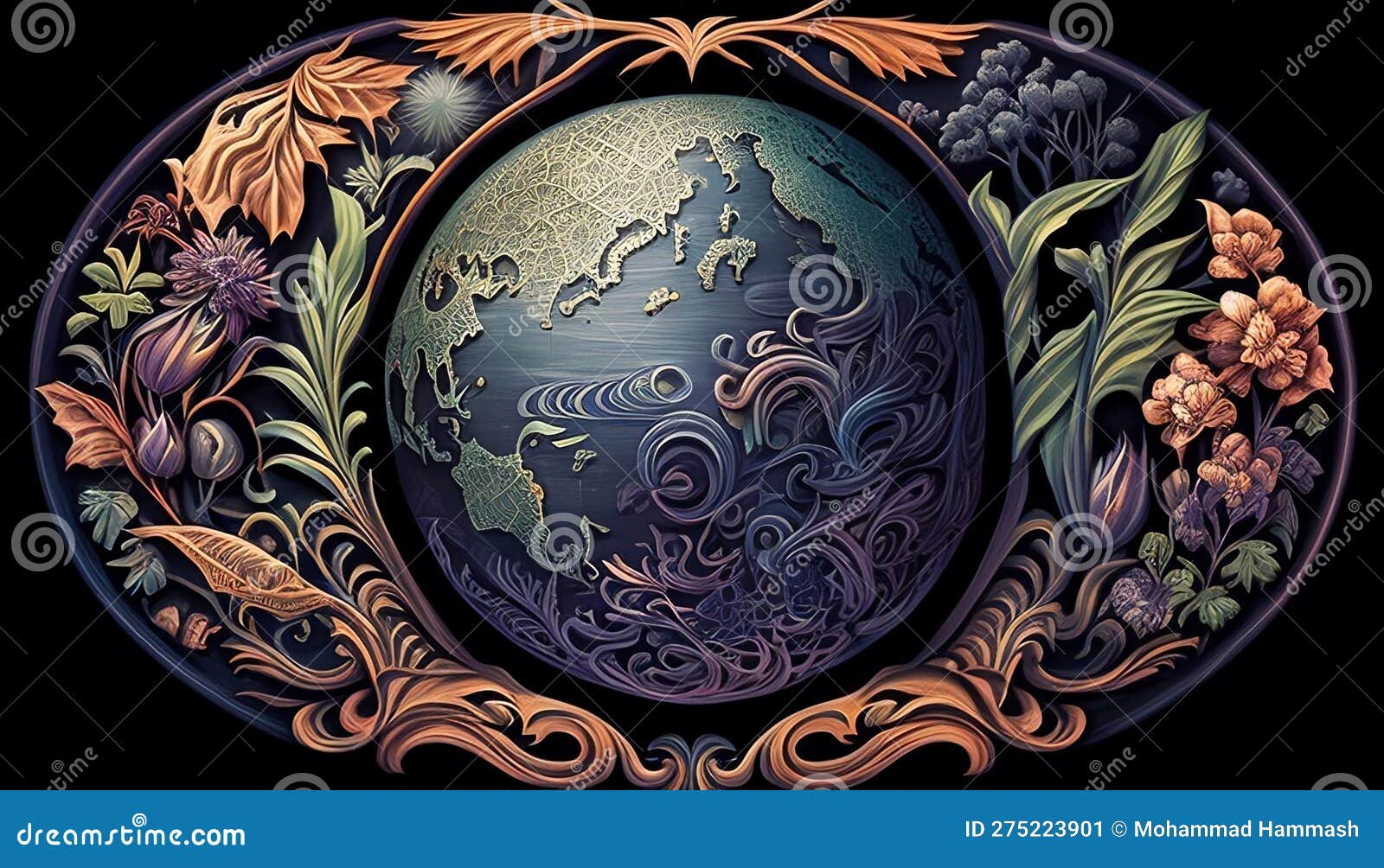 Earth S Cosmic Emblem: a Surreal and Dreamlike Visual Journey, Made ...