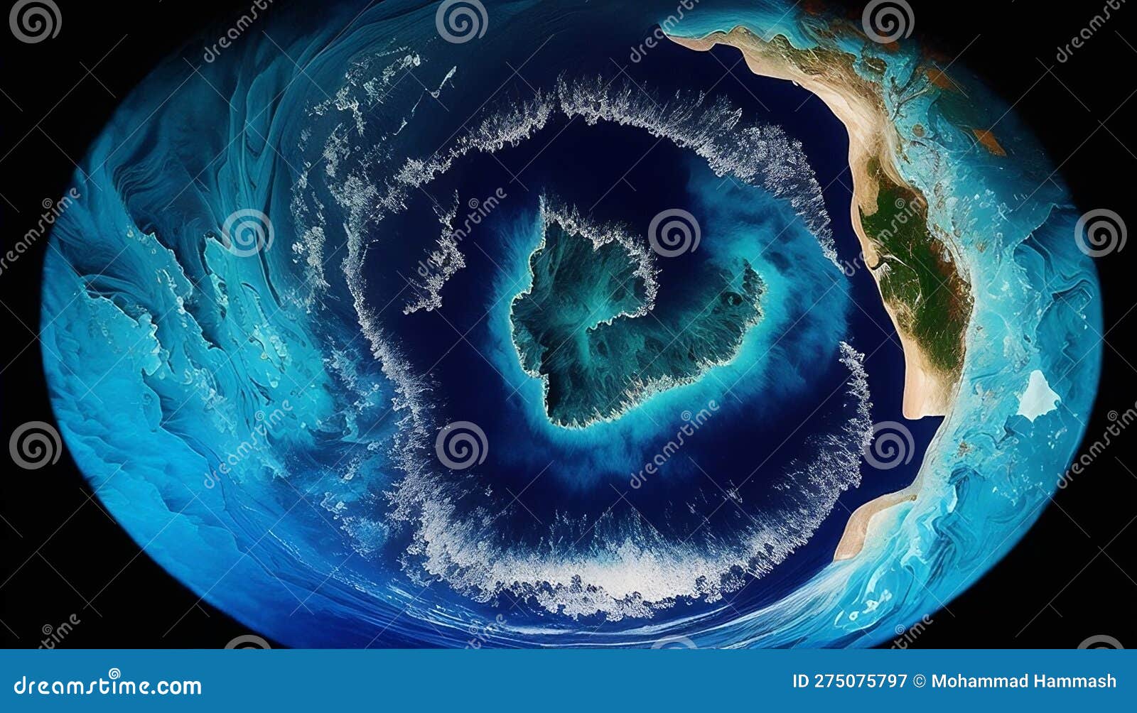 Upside-Down Earth: a Captivating View from Space, Made with Generative ...