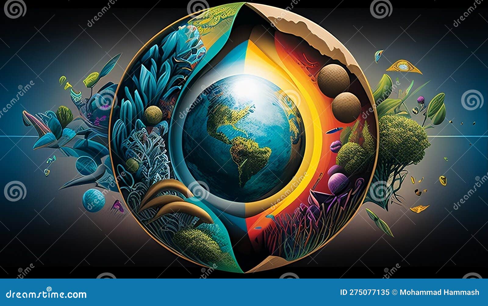 Earth S Evolution A Glimpse Into The Future Made With Generative Ai