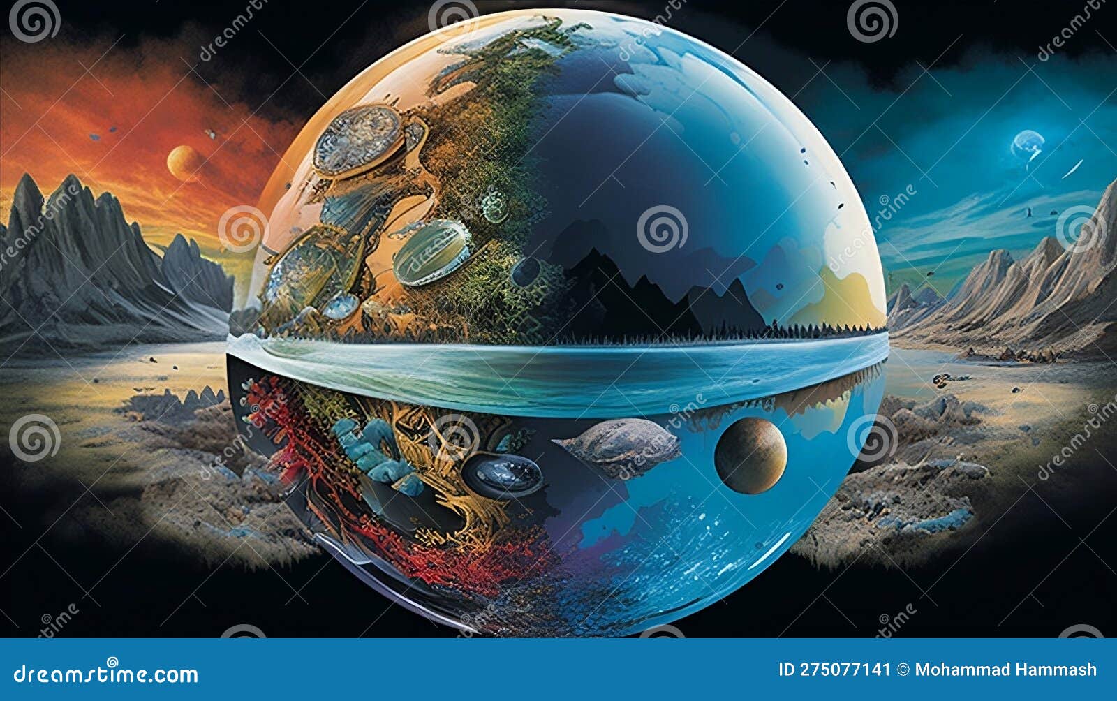 Earth S Evolution A Glimpse Into The Future Made With Generative Ai