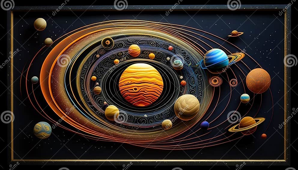 "the Solar System in Motion" - a NASA Inspired Artwork, Made with ...