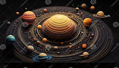 "the Solar System in Motion" - a NASA Inspired Artwork, Made with ...