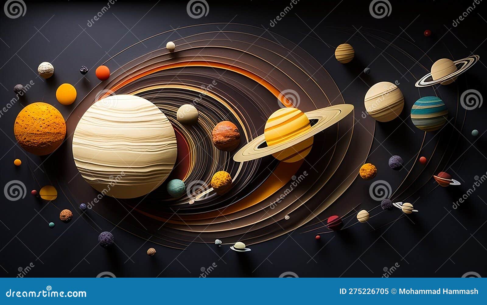 "the Solar System in Motion" - a NASA Inspired Artwork, Made with ...