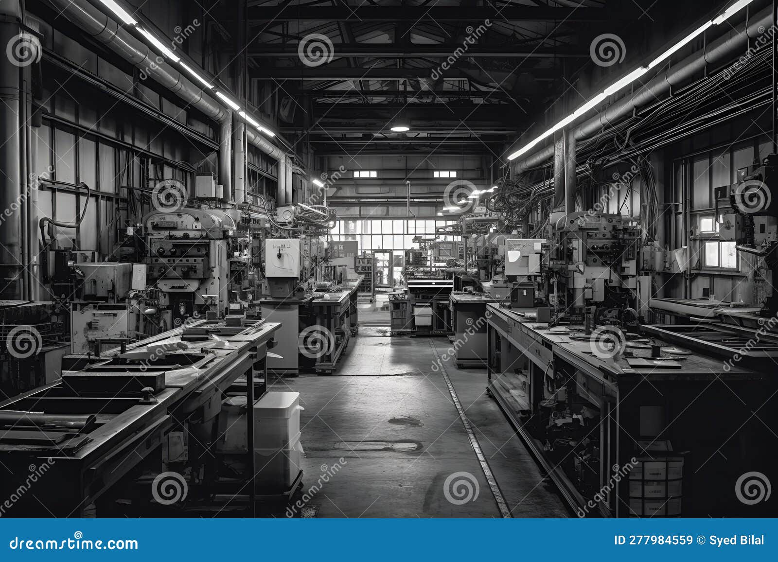 Mage Capturing the Excitement of Modern Manufacturing. Stock ...