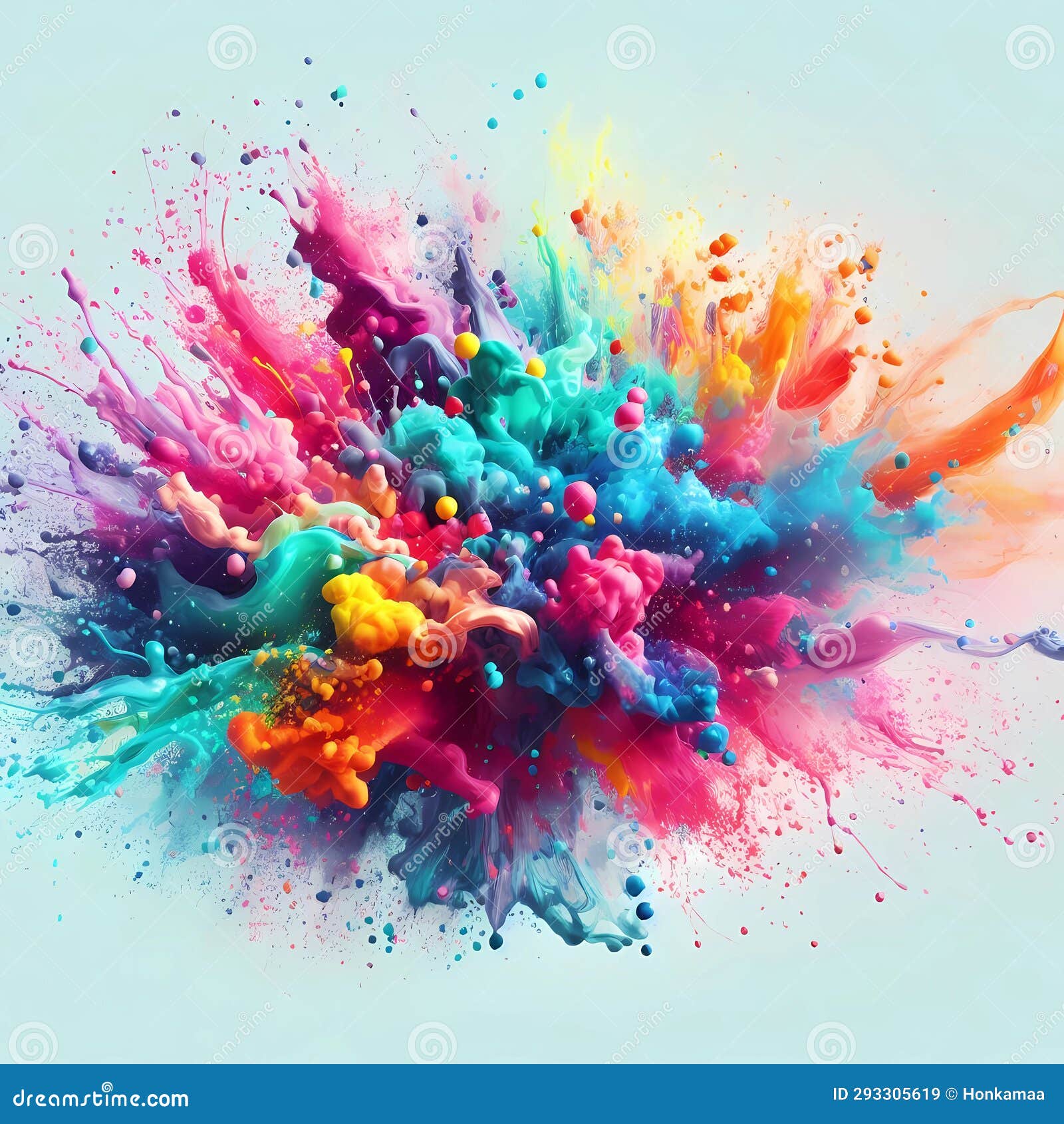 Abstract color explosion stock image. Image of drops - 293305619