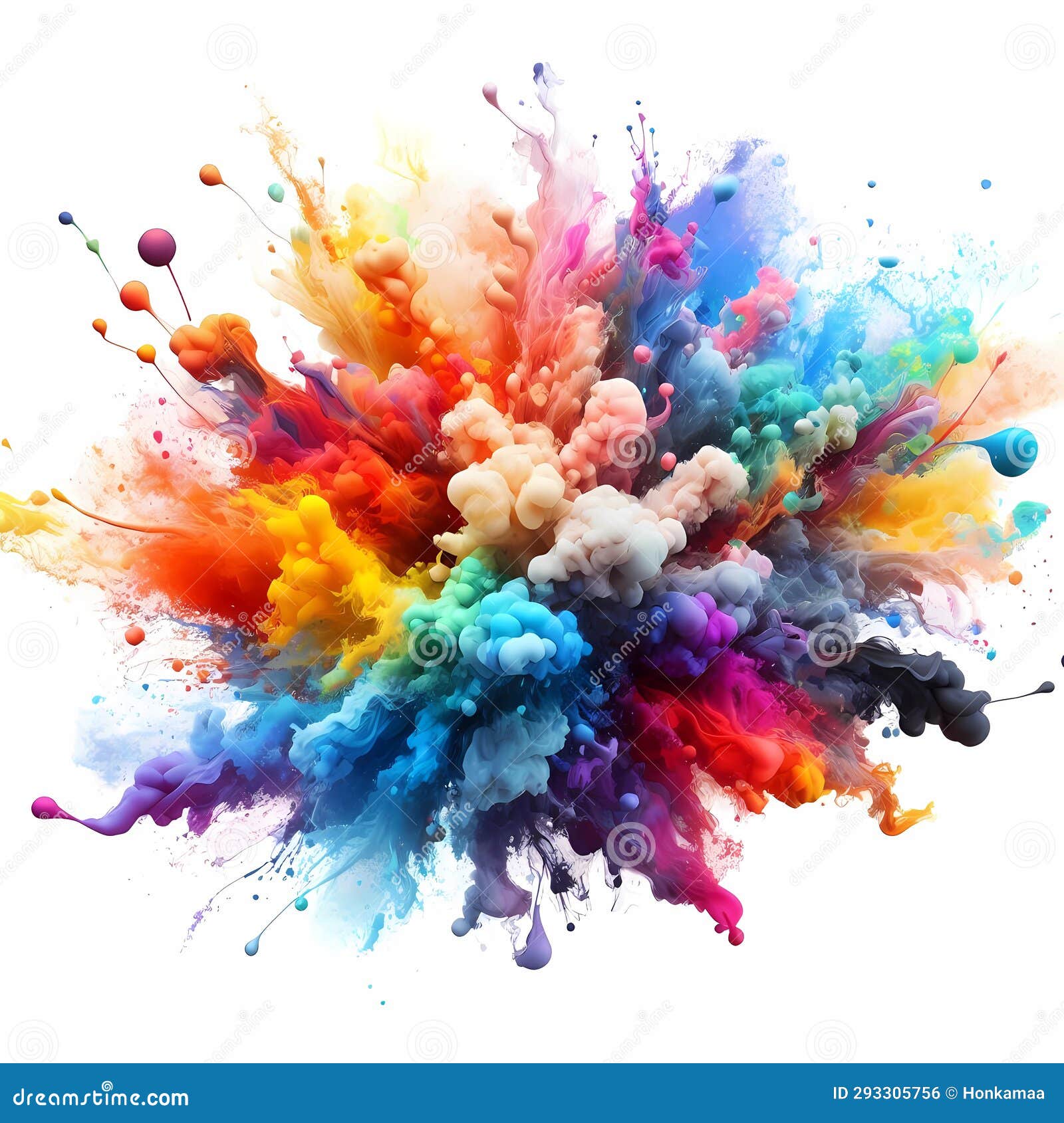 Abstract color explosion stock photo. Image of colorful - 293305756