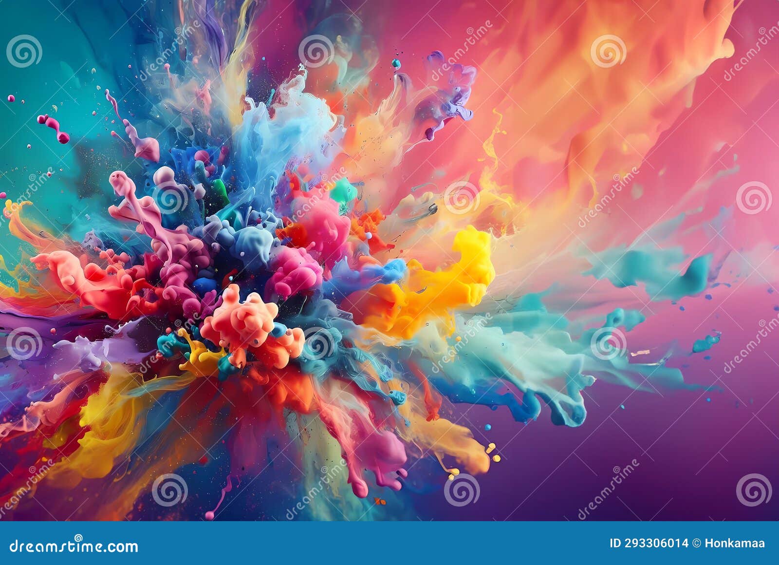 Abstract color explosion stock photo. Image of artistic - 293306014