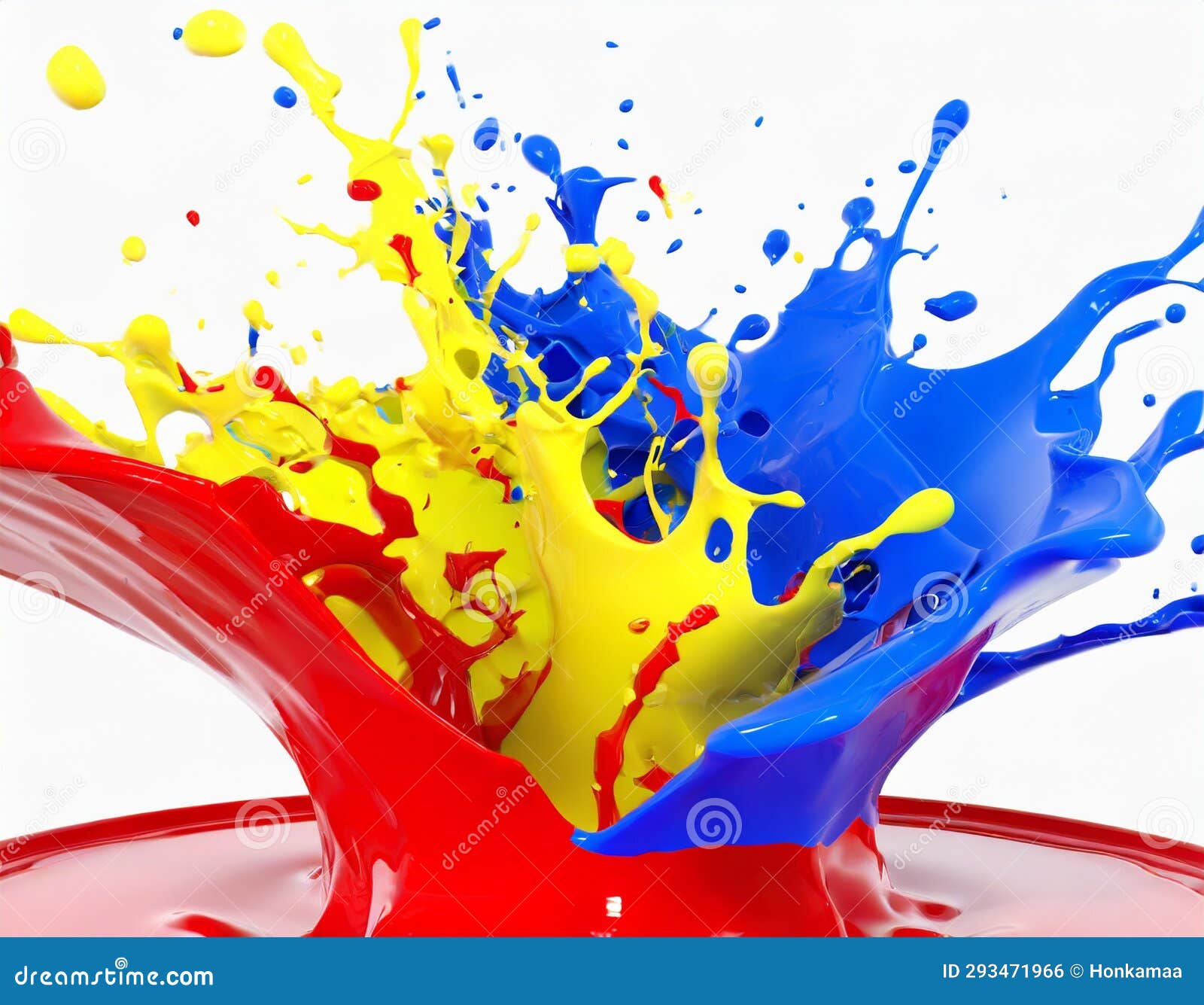 Abstract color splash stock illustration. Illustration of yellow ...