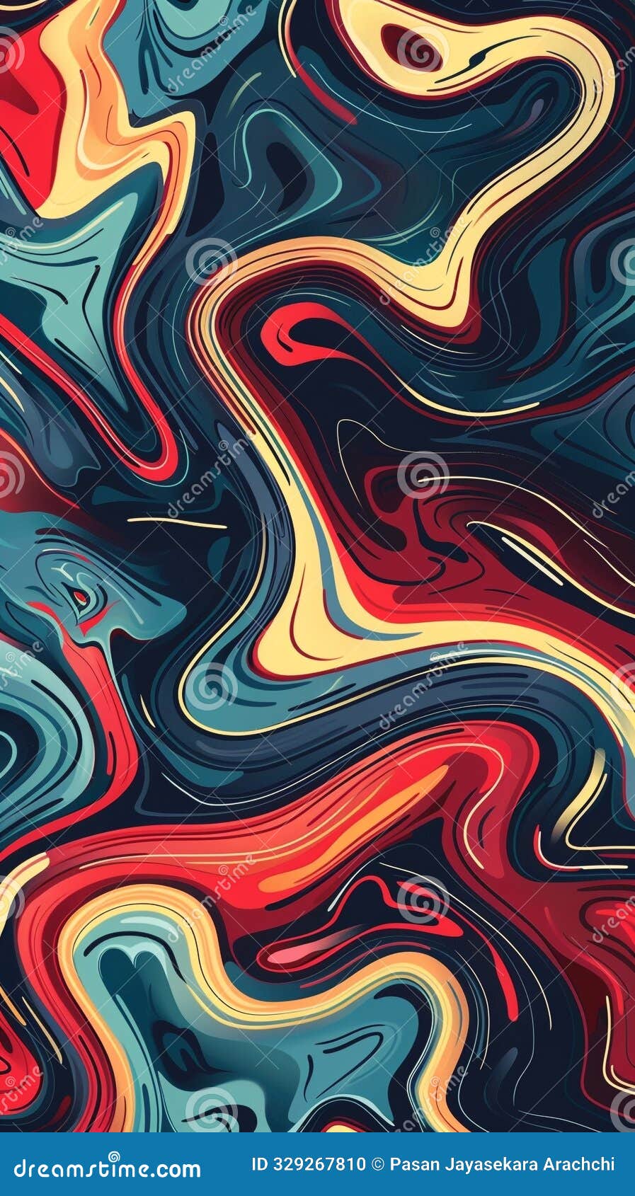 Abstract Lines and Colors Creating a Captivating Backdrop Stock ...