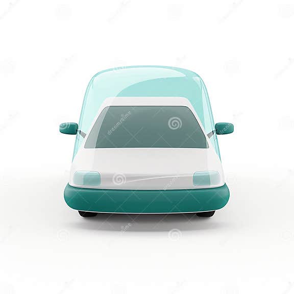 A 3D Icon of a Windshield with a White Background Stock Illustration ...