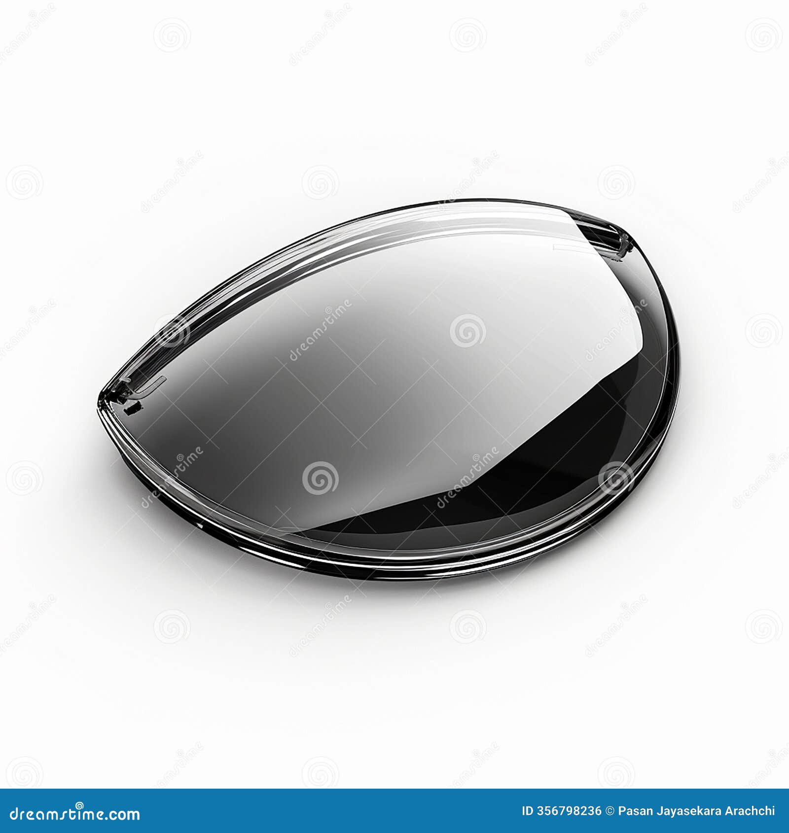 A 3D Icon of a Windshield with a White Background Stock Illustration ...