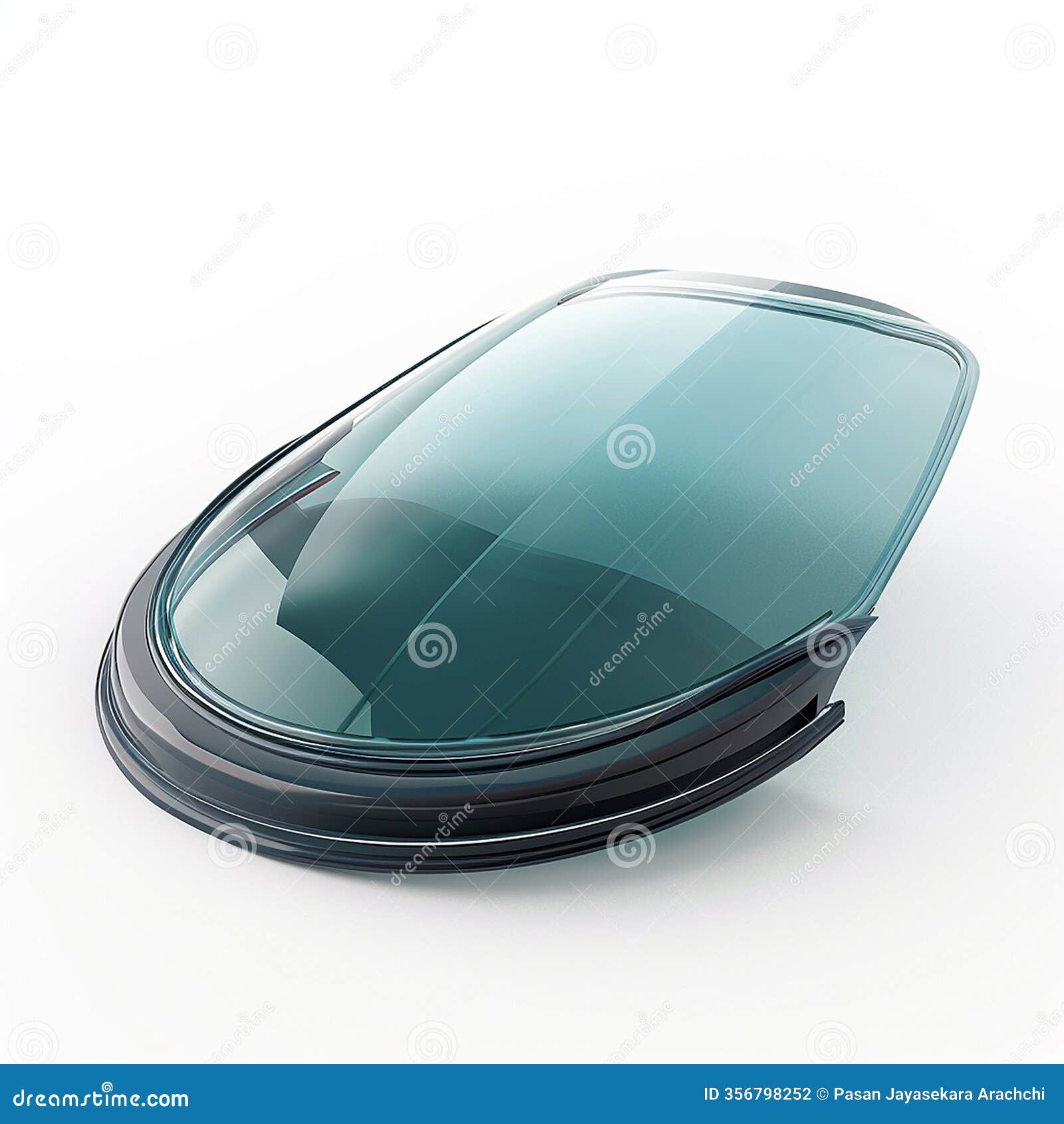 A 3D Icon of a Windshield with a White Background Stock Illustration ...