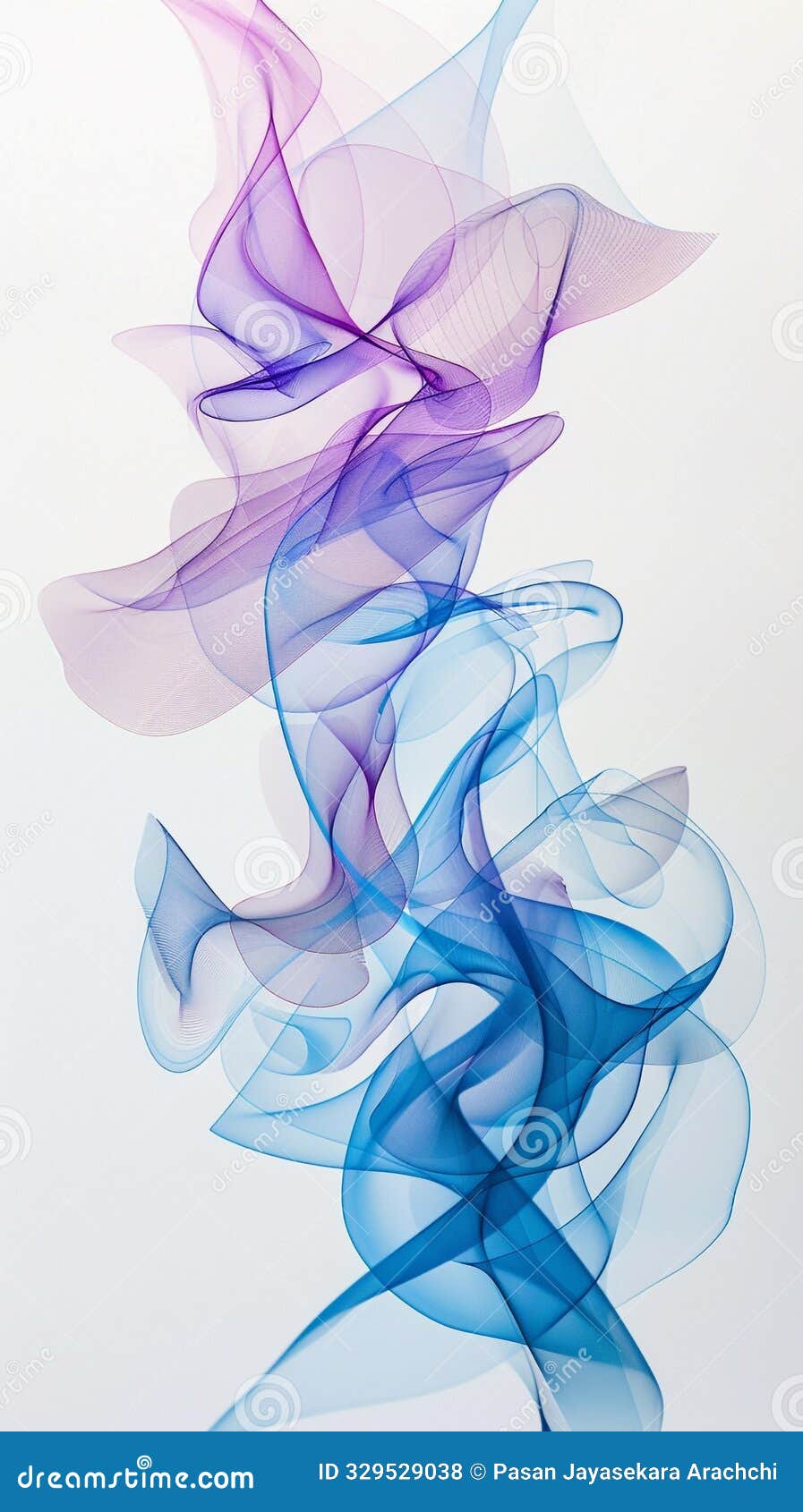 Flowing Lines Harmonizing Colors Stock Illustration - Illustration of ...